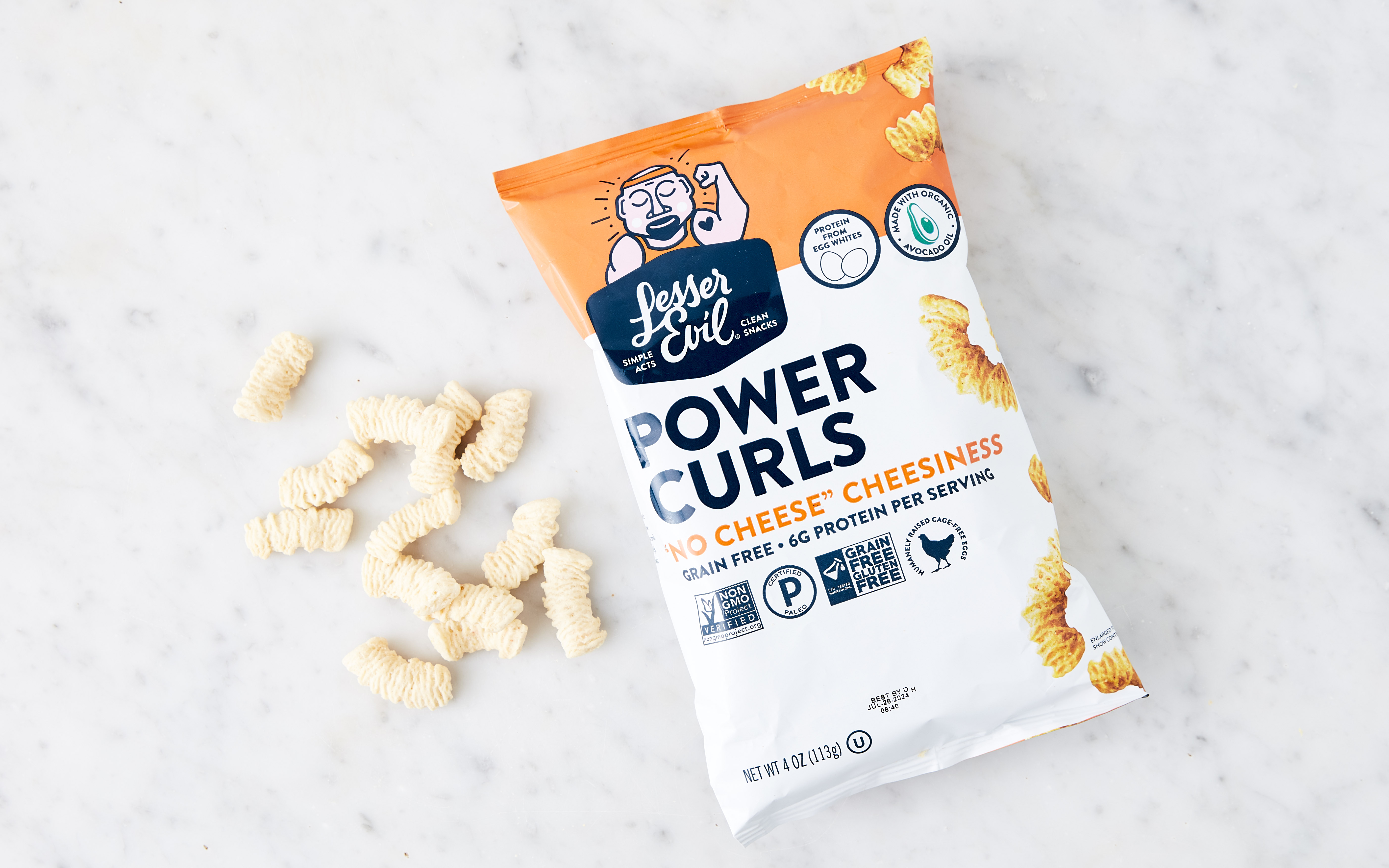 Organic No Cheese Cheesiness Paleo Puffs | 4.6 oz | Lesser Evil | Good Eggs