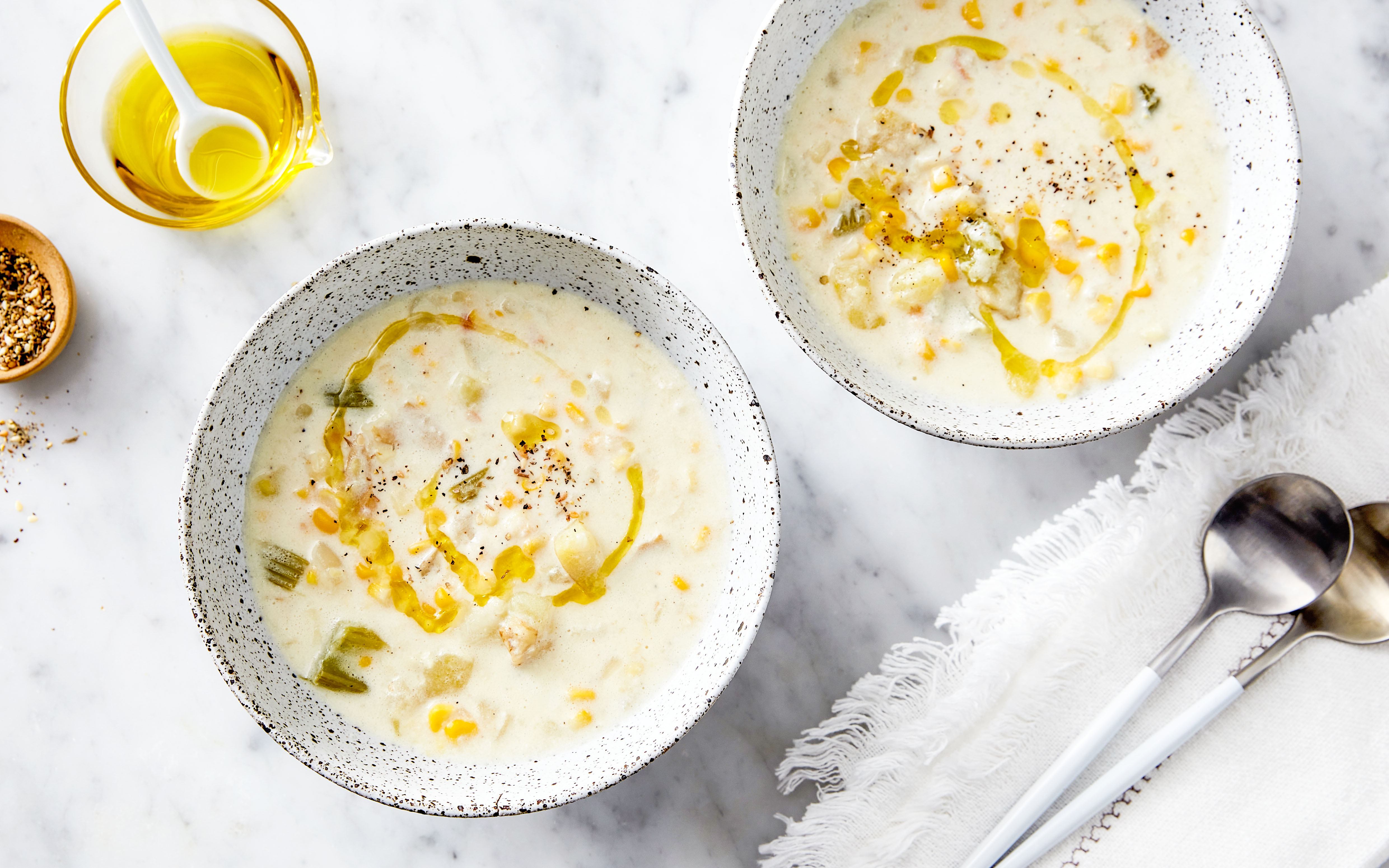 Corn Chowder | 28 oz | Good Eggs Kitchen | Good Eggs