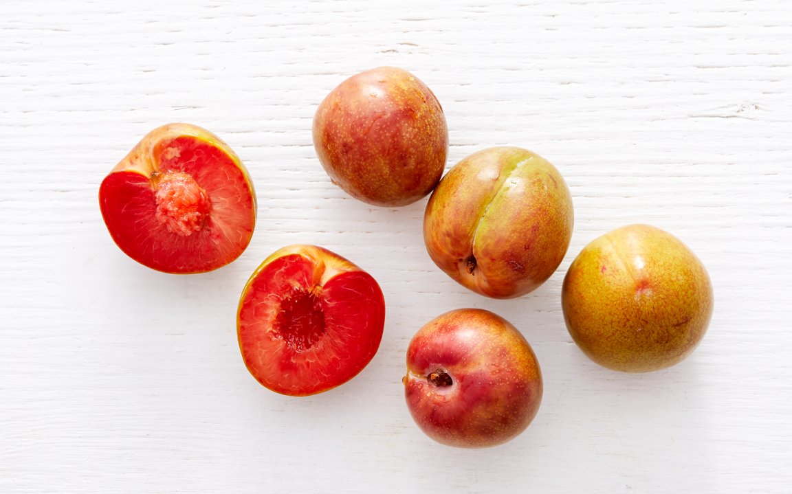 Organic Dapple Fire Pluots | 1 lb | Cliff McFarlin Family Farms | Good Eggs