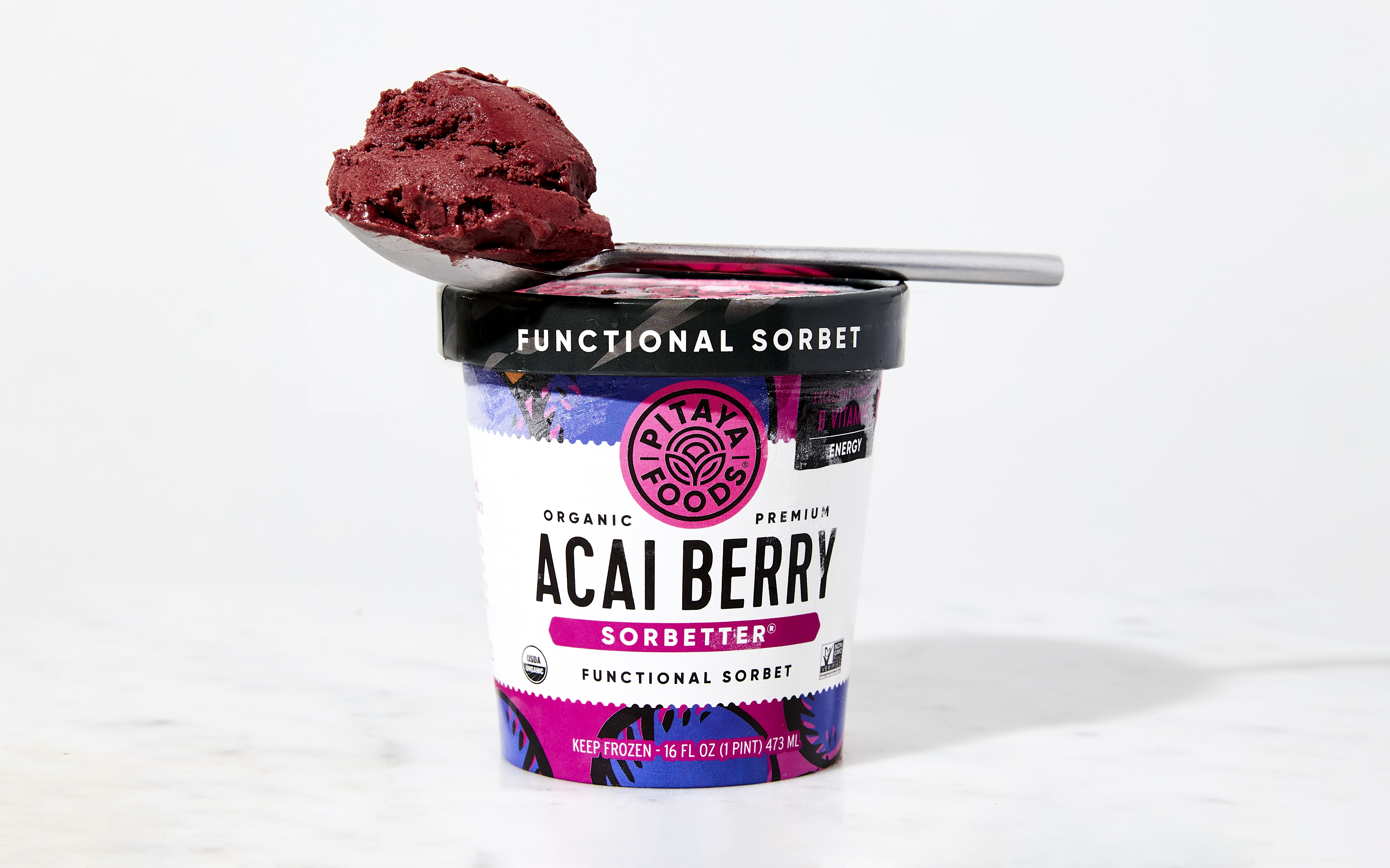 Organic Acai Berry Sorbetter® | 1 pint | Pitaya Foods | Good Eggs
