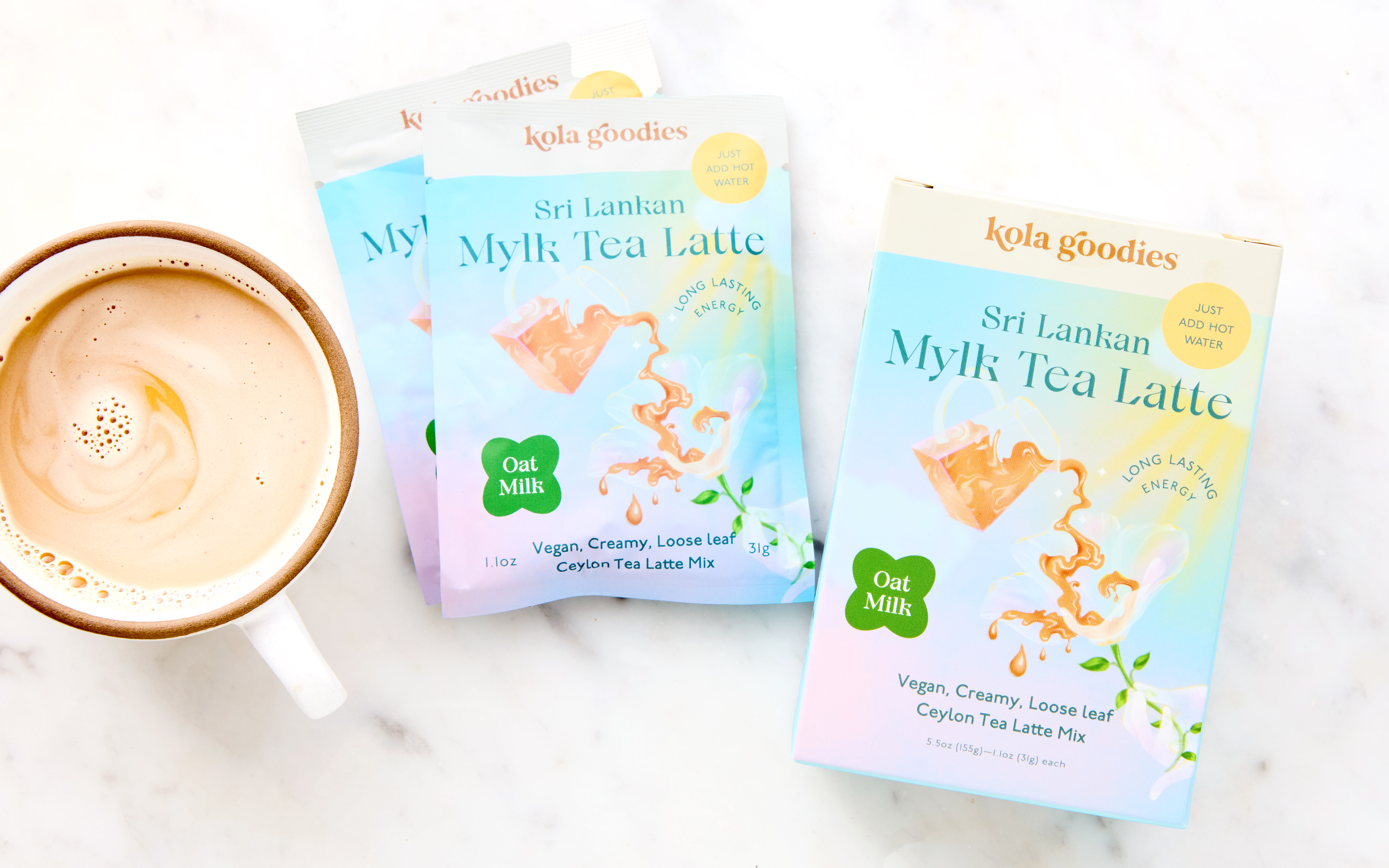 Oat Mylk Tea Latte | 5 count | Kola Goodies | Good Eggs