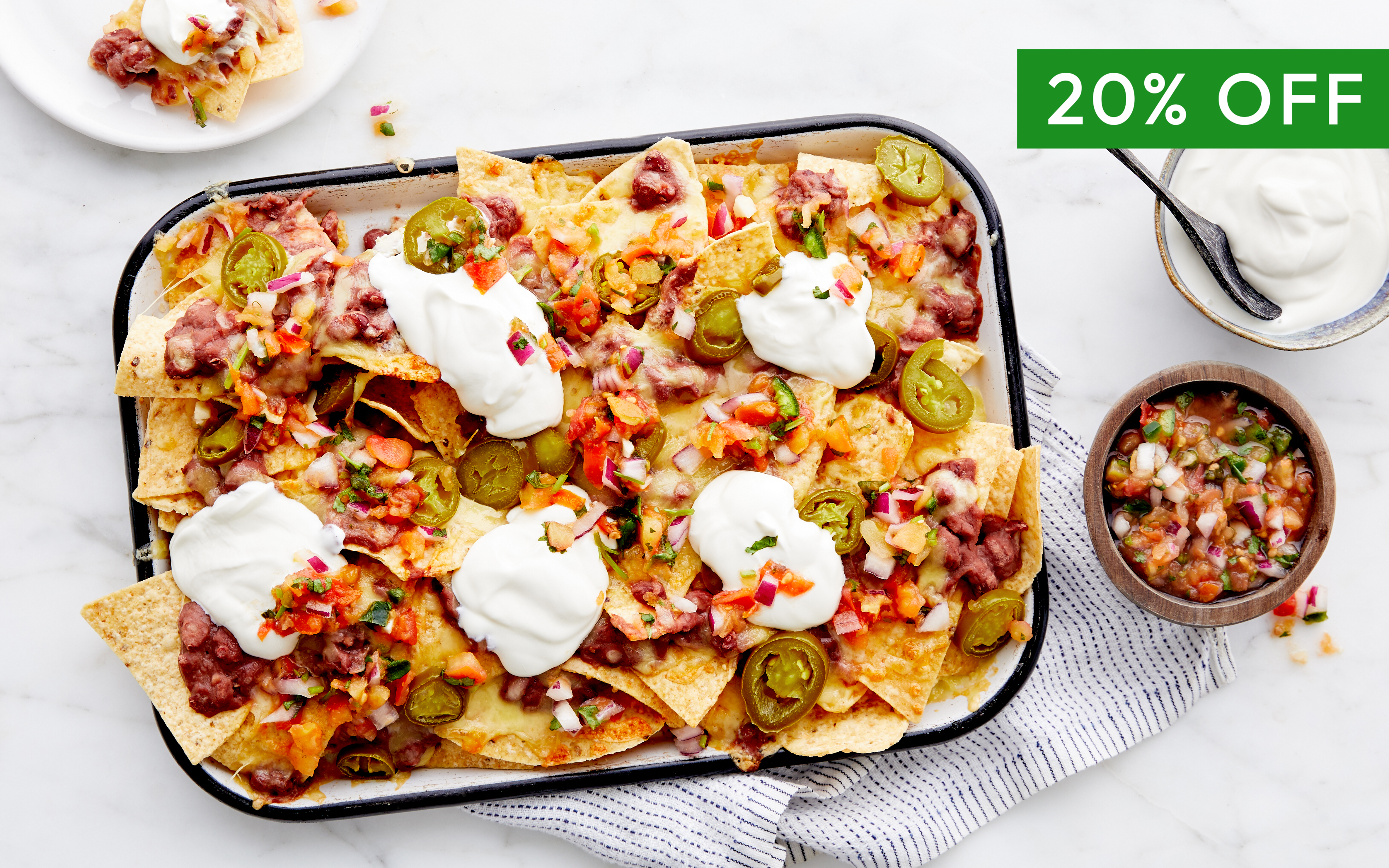 Veggie Nachos with Beans & Cheese Kit | 4 servings | Good Eggs Meal ...