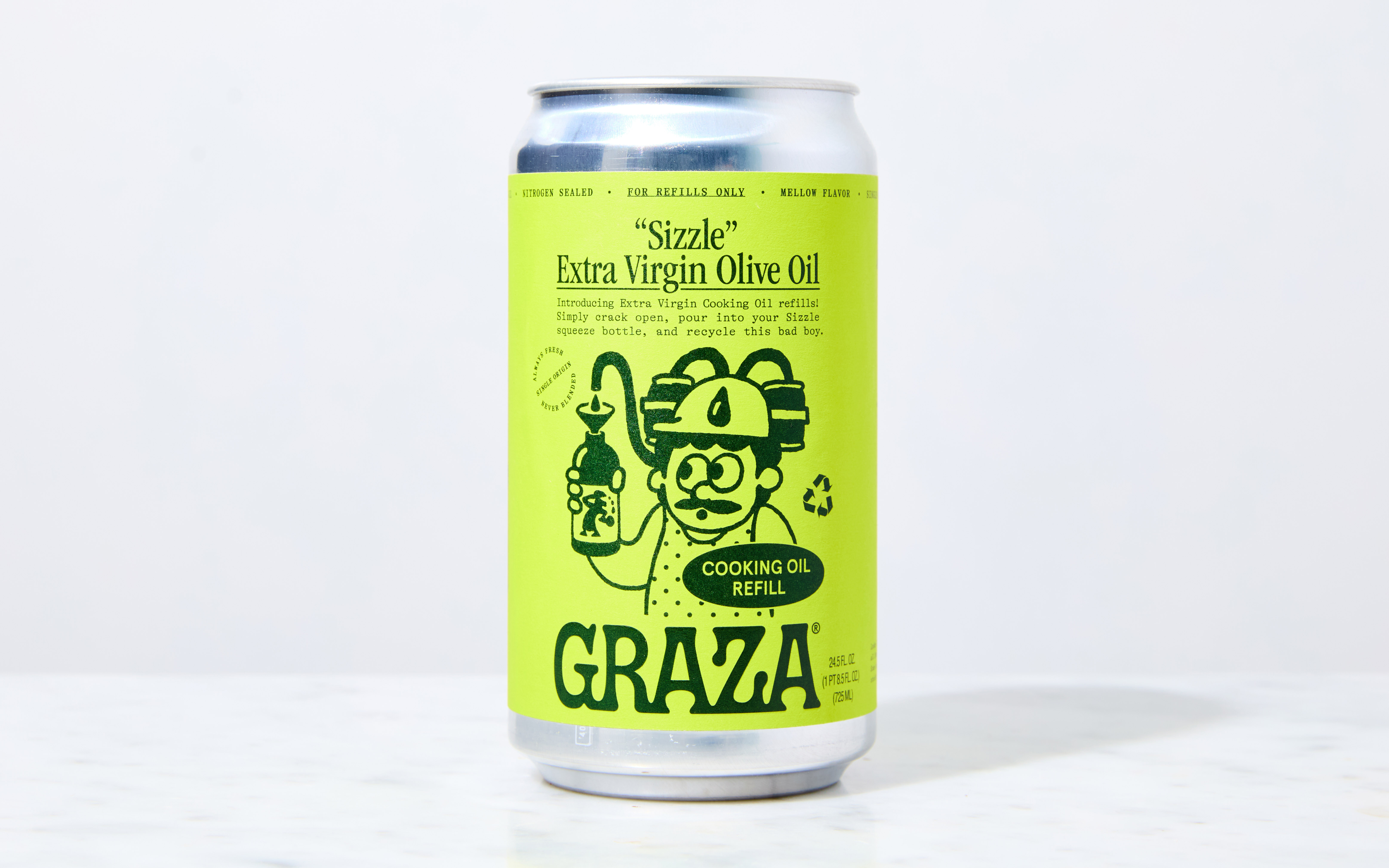 "Sizzle" Extra Virgin Olive Oil Refill | 725 ml | Graza | Good Eggs