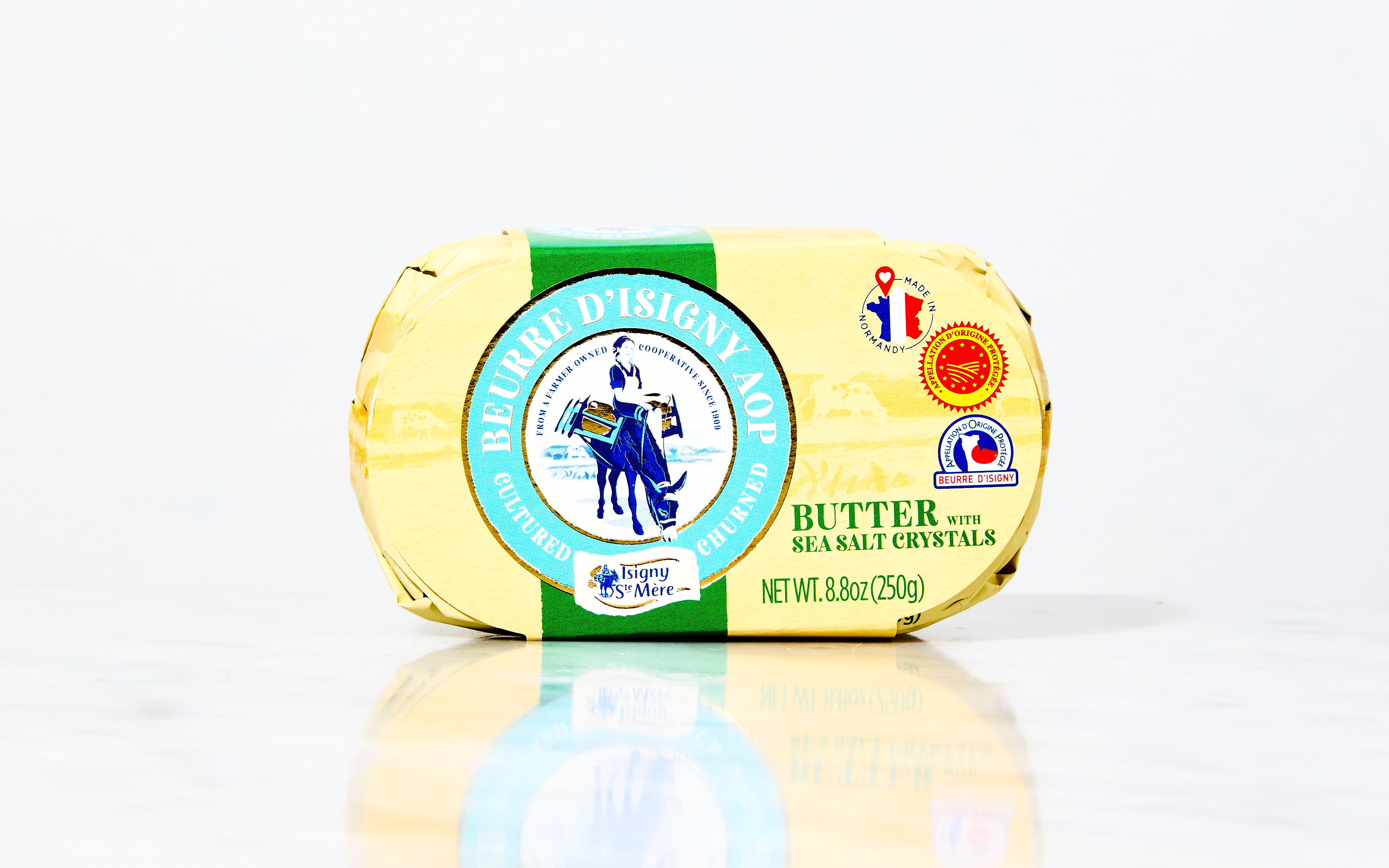 French Churned Salted Butter | 8 oz | Isigny | Good Eggs