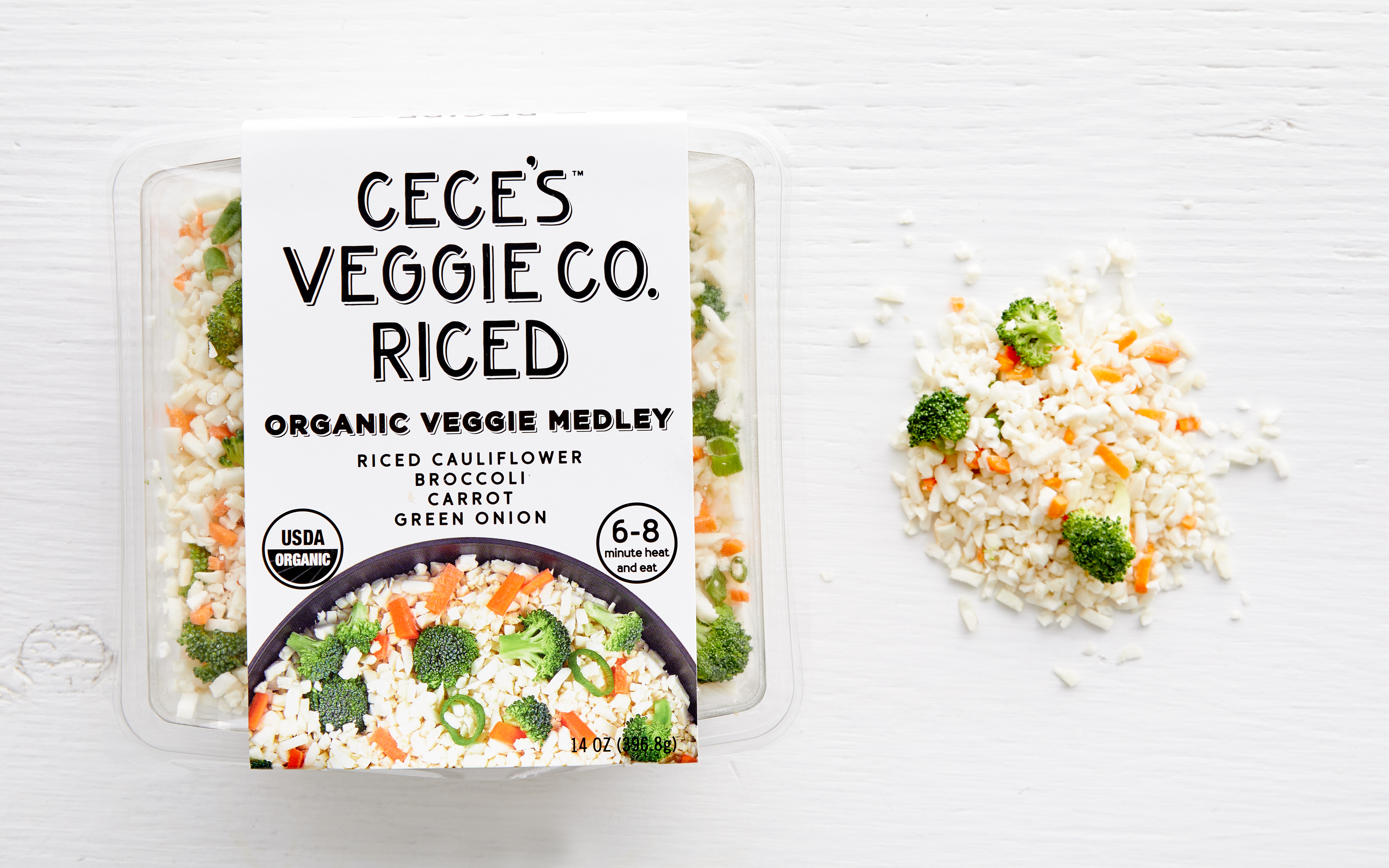 Organic Riced Veggie Medley | 14 oz | Cece's Veggie Noodle Co. | Good Eggs
