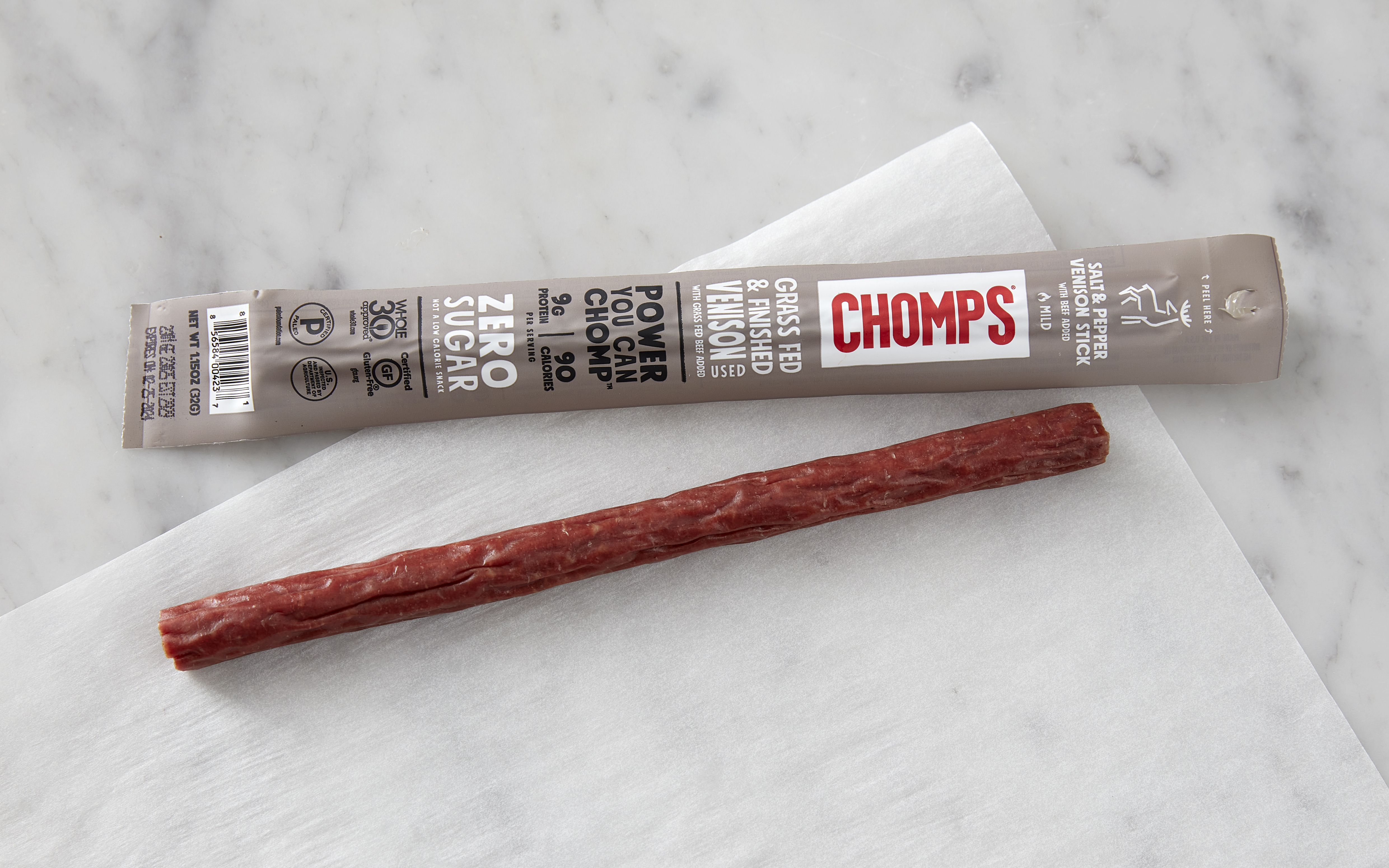 Salt & Pepper Venison Sticks | 1.5 oz | Chomps | Good Eggs