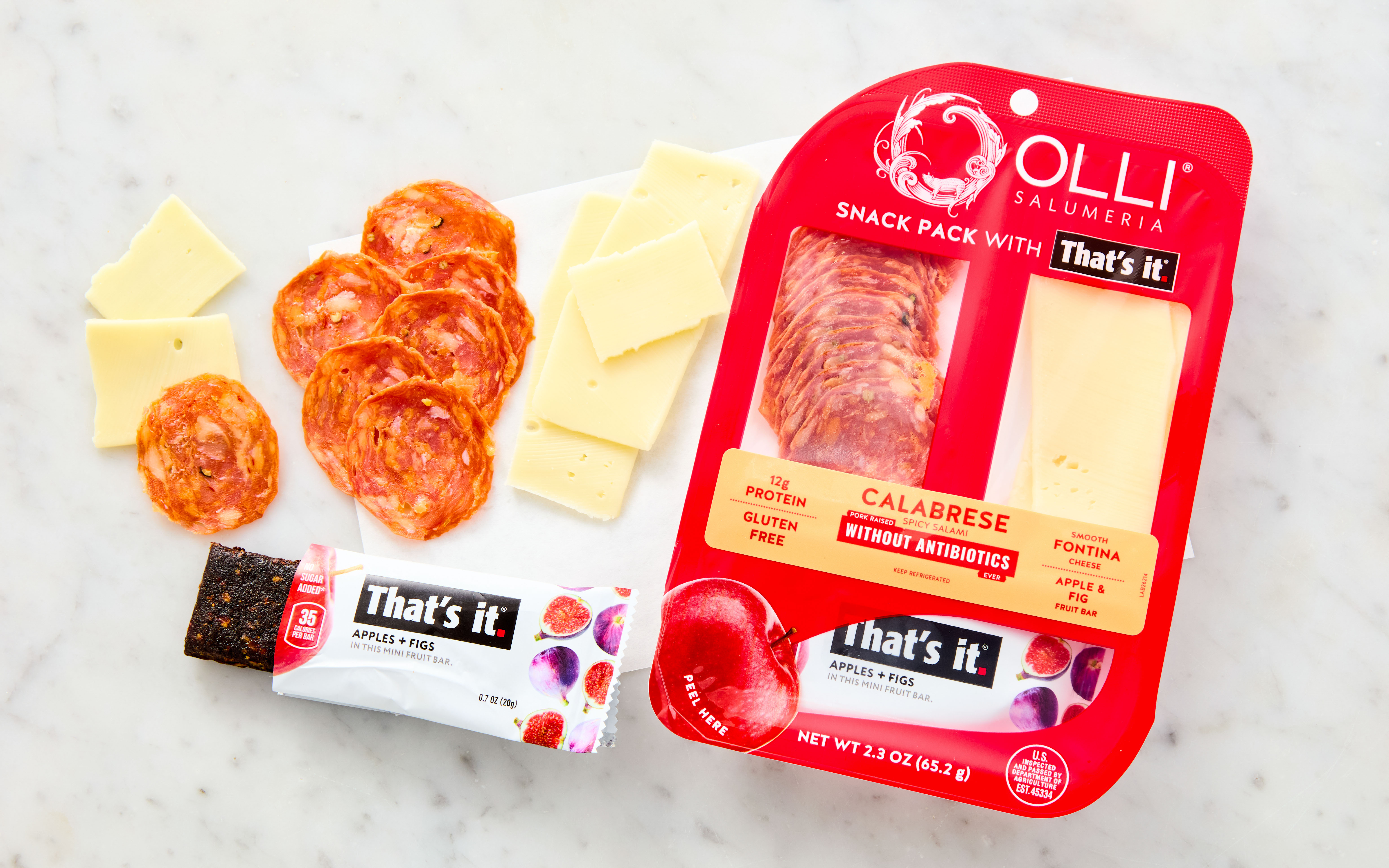 That's It Snack Pack Calabrese Salami | 2.3 oz | Olli Salumeria | Good Eggs