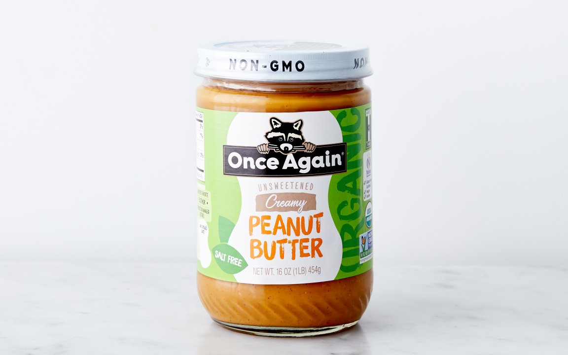Organic Creamy Peanut Butter | 16 oz | Once Again Nut Butter | Good Eggs