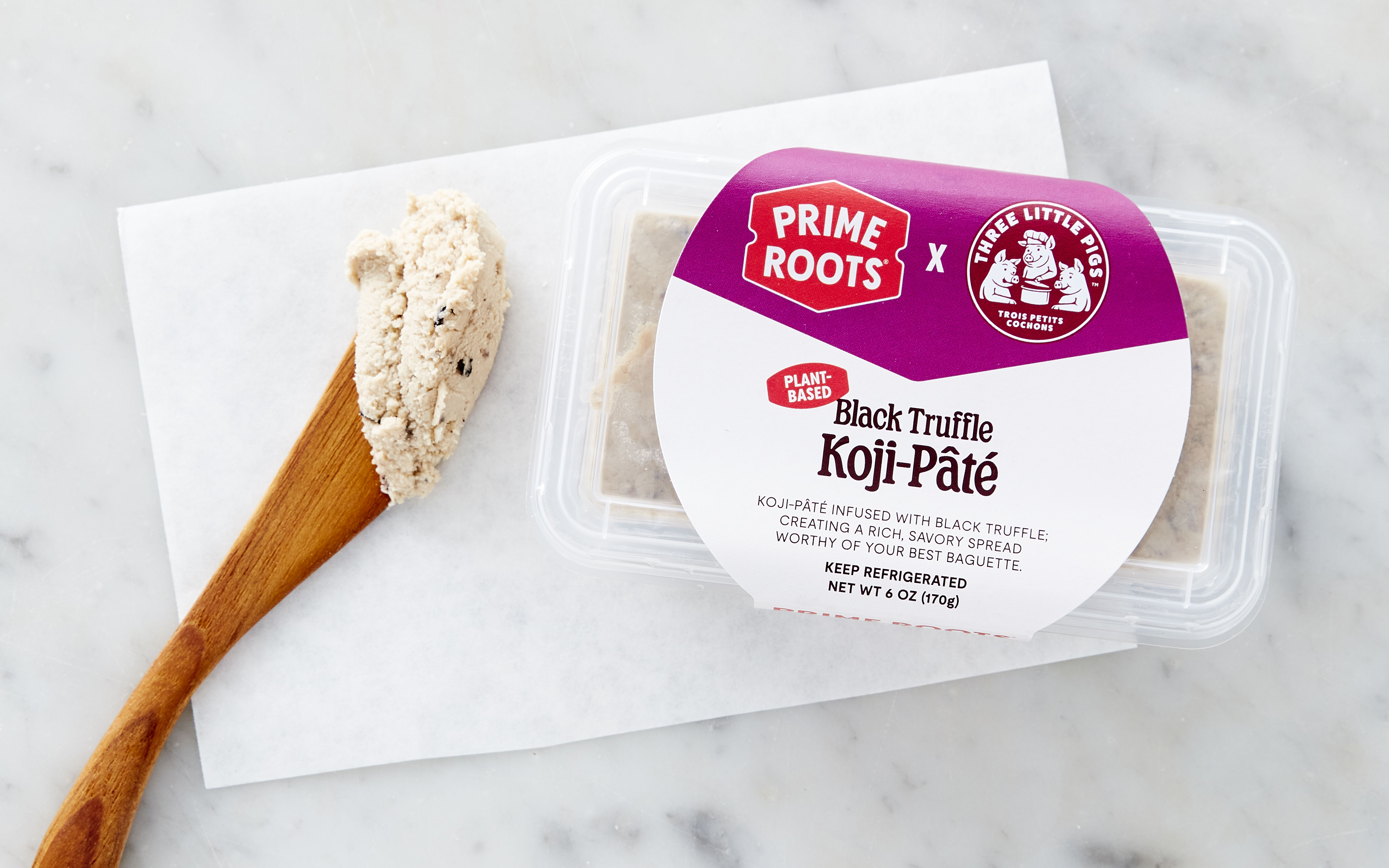 Plant-Based Black Truffle Koji-Pate | 6 oz | Prime Roots | Good Eggs