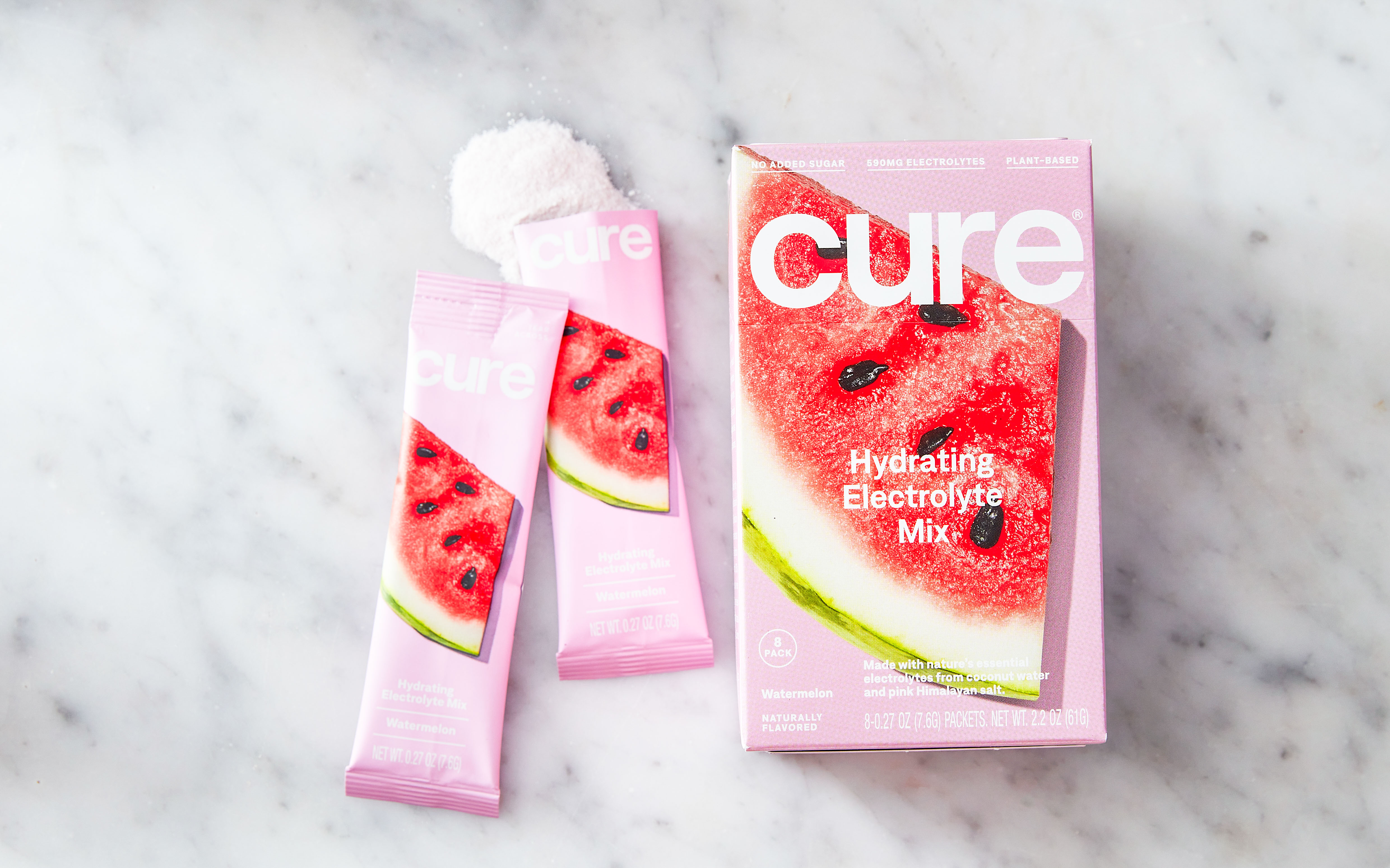 Watermelon Hydrating Electrolyte Mix - 8ct | 8 count | Cure Hydration ...