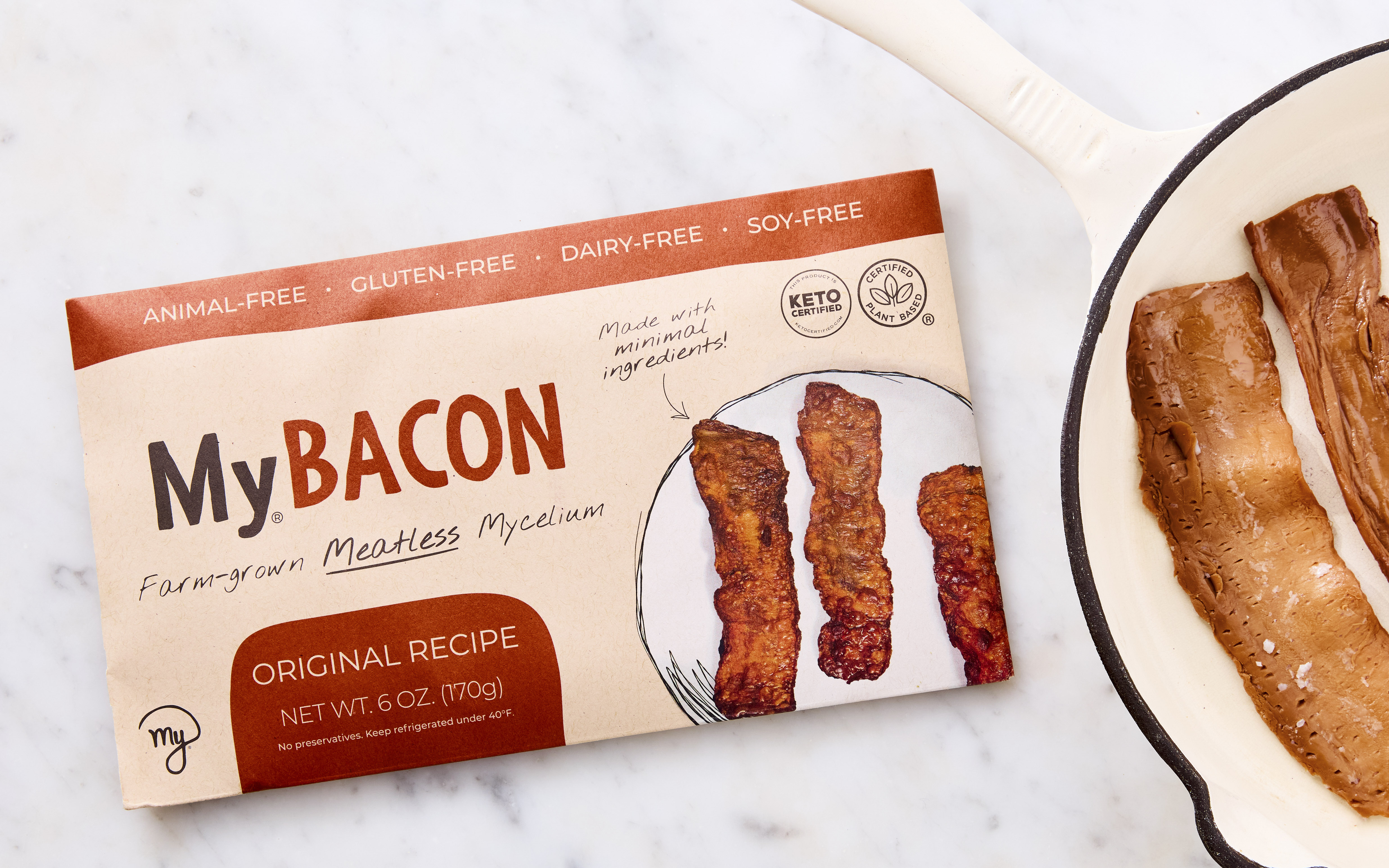 MyBacon Plant-Based Bacon | 6 oz | MyFOREST FOODS | Good Eggs