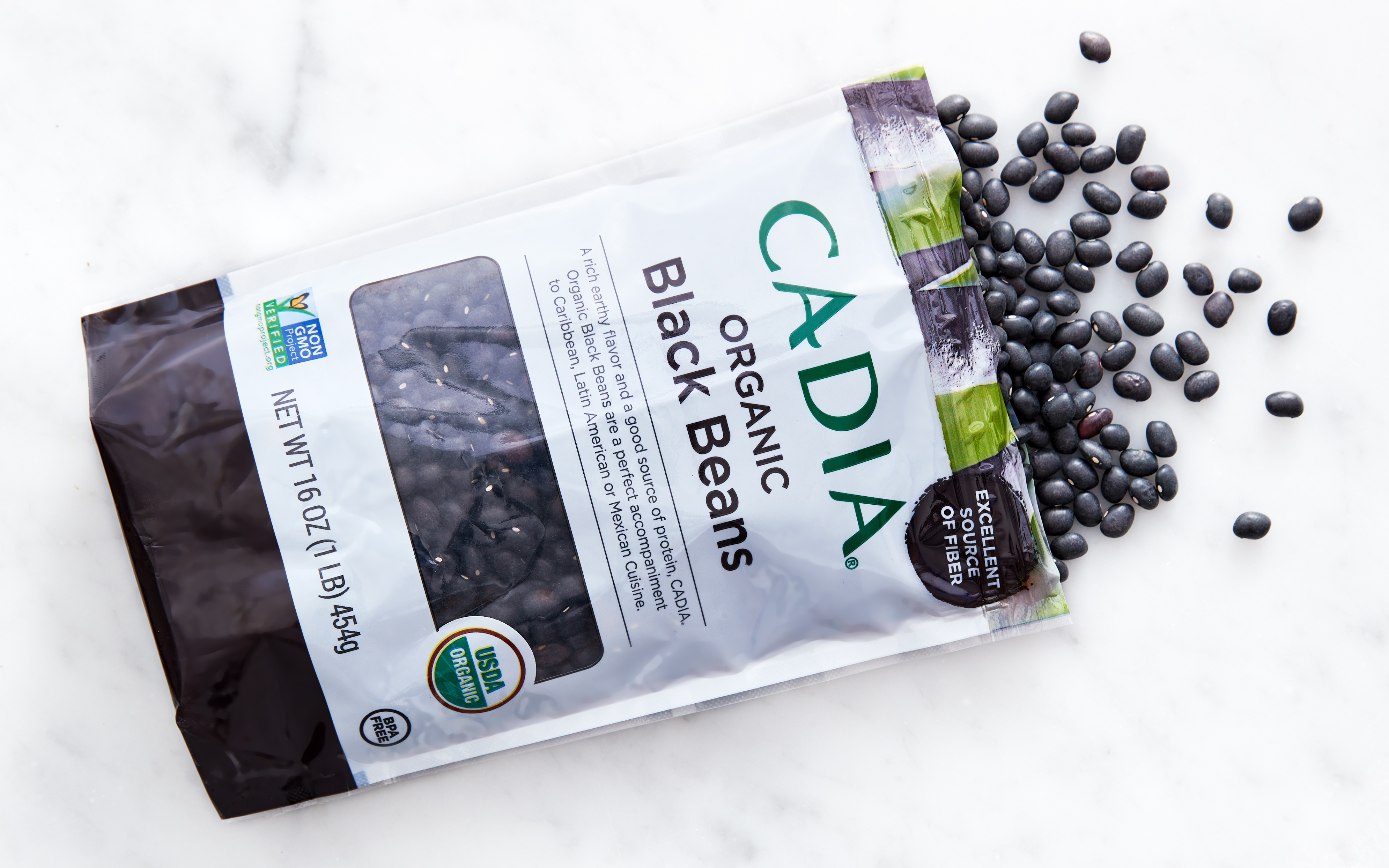 Organic Black Beans | 16 oz | Cadia | Good Eggs