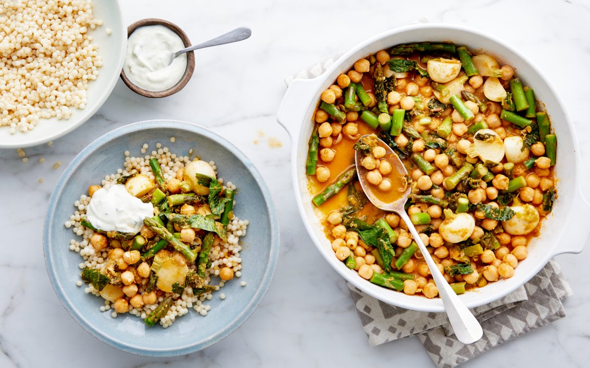Spring Vegetable Tagine with Asparagus & Green Garlic | 3 servings ...