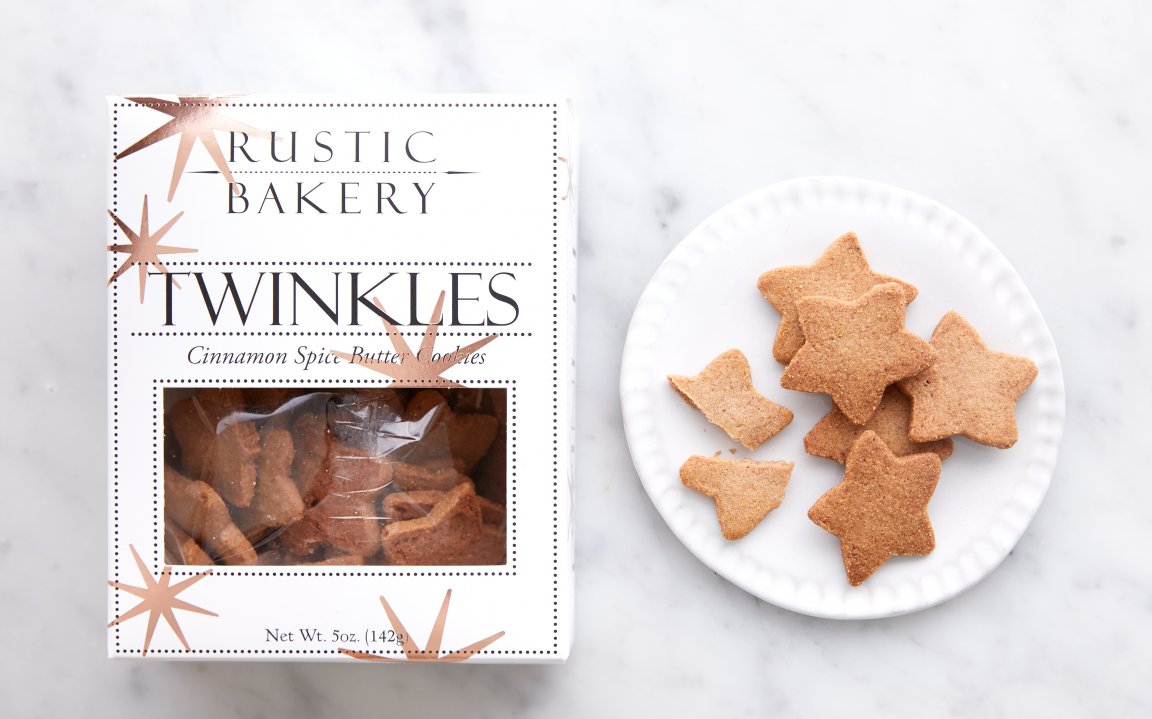 Cinnamon Spice Butter Star Cookies | 5 oz | Rustic Bakery | Good Eggs