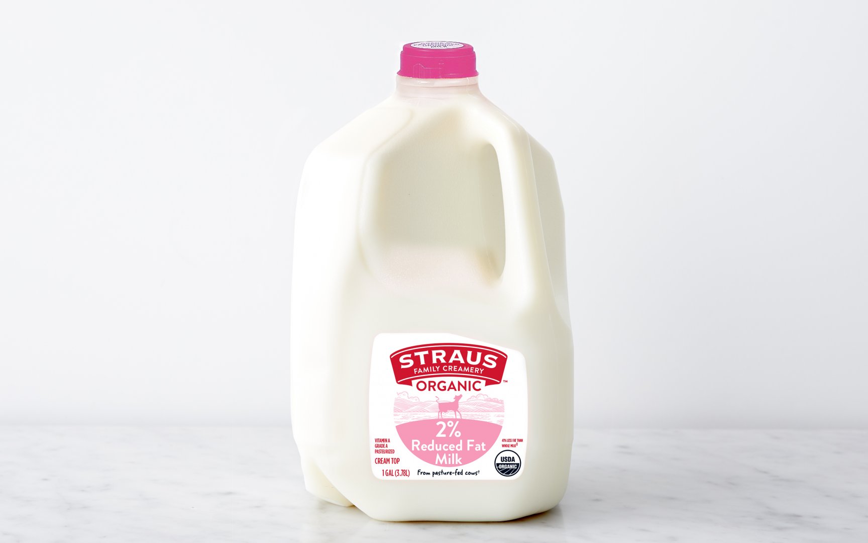 Organic 2% Reduced Fat Milk | 1 gallon | Straus Family Creamery | Good Eggs