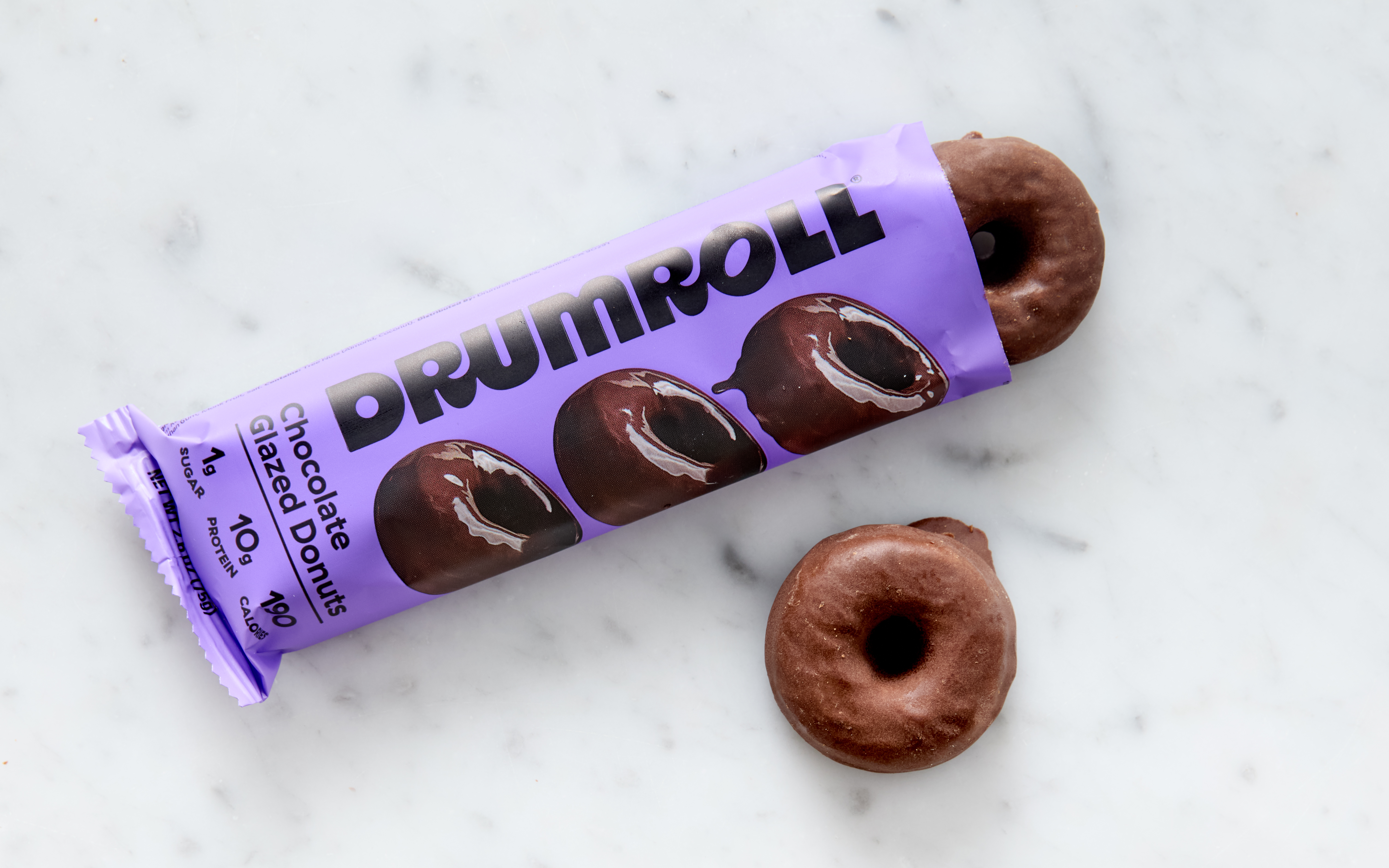 Double Chocolate Mini Donuts | 2.6 oz | Drumroll Snacks | Good Eggs