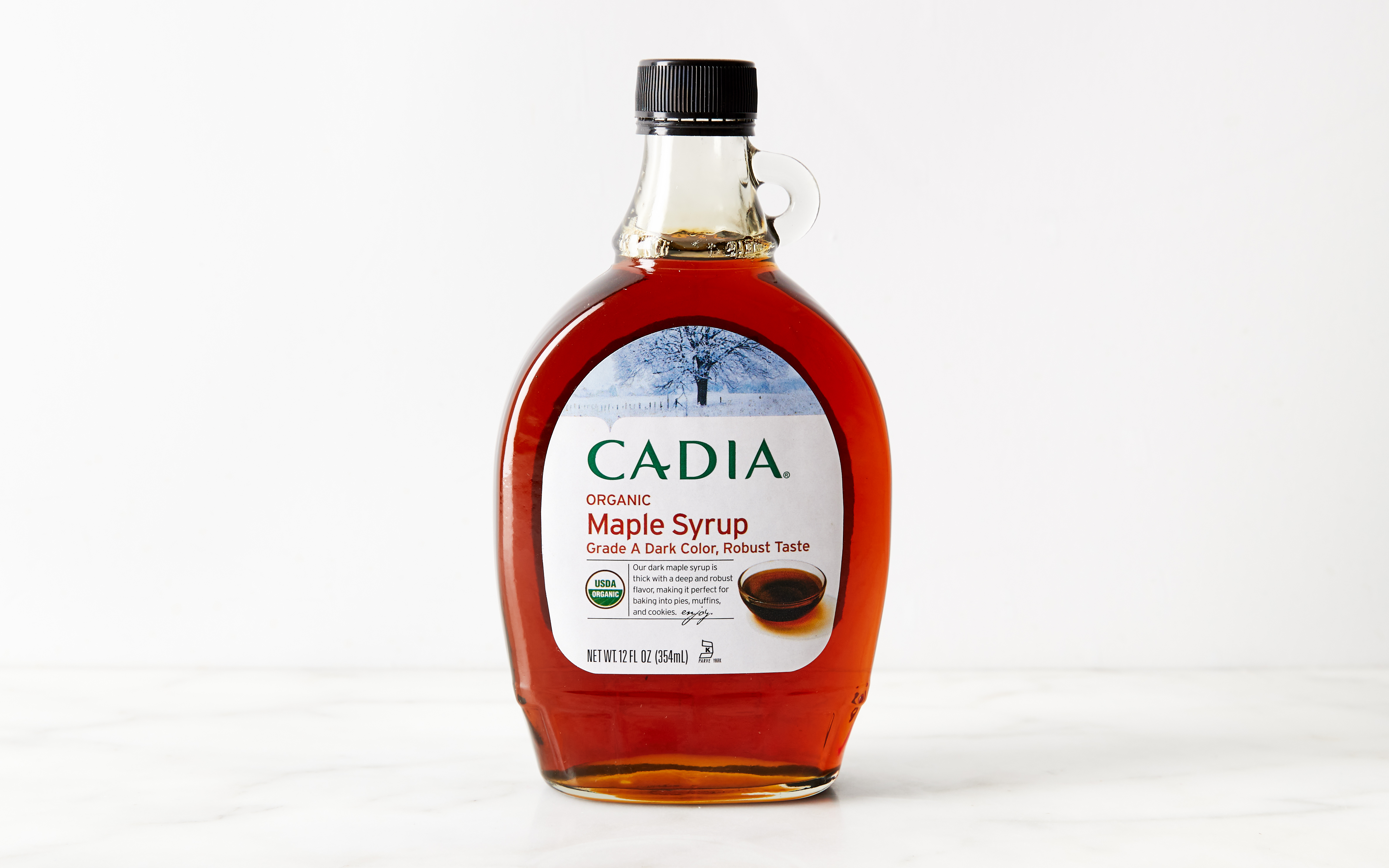 Organic Grade A Dark Maple Syrup | 12 oz | Cadia | Good Eggs