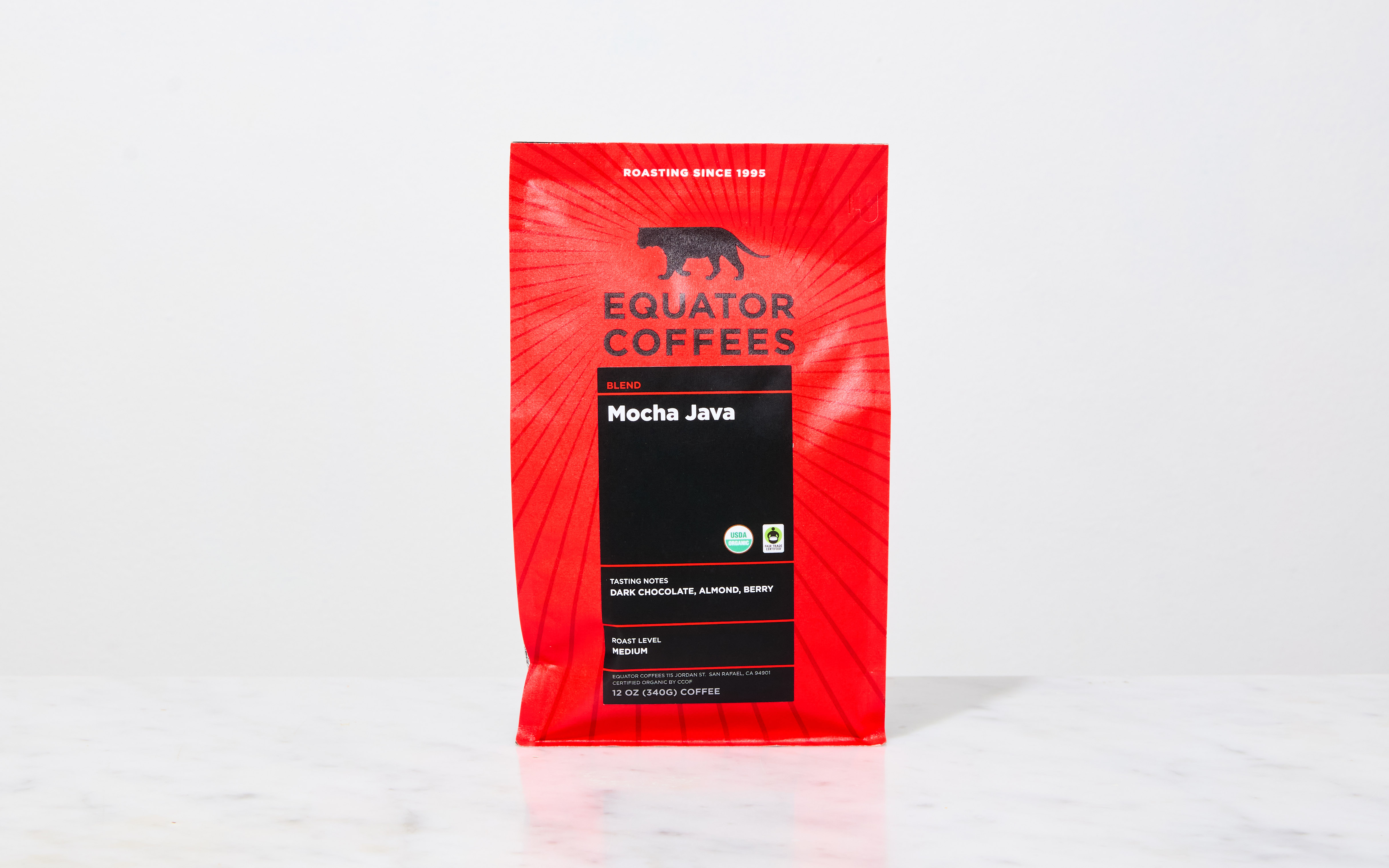 Organic Mocha Java Blend | 12 oz | Equator Coffees | Good Eggs