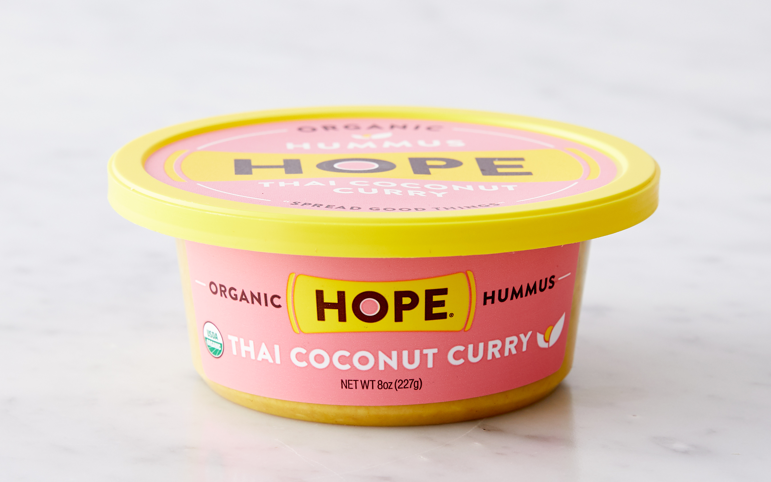 Organic Thai Coconut Curry Hummus | 8 oz | Hope Foods | Good Eggs
