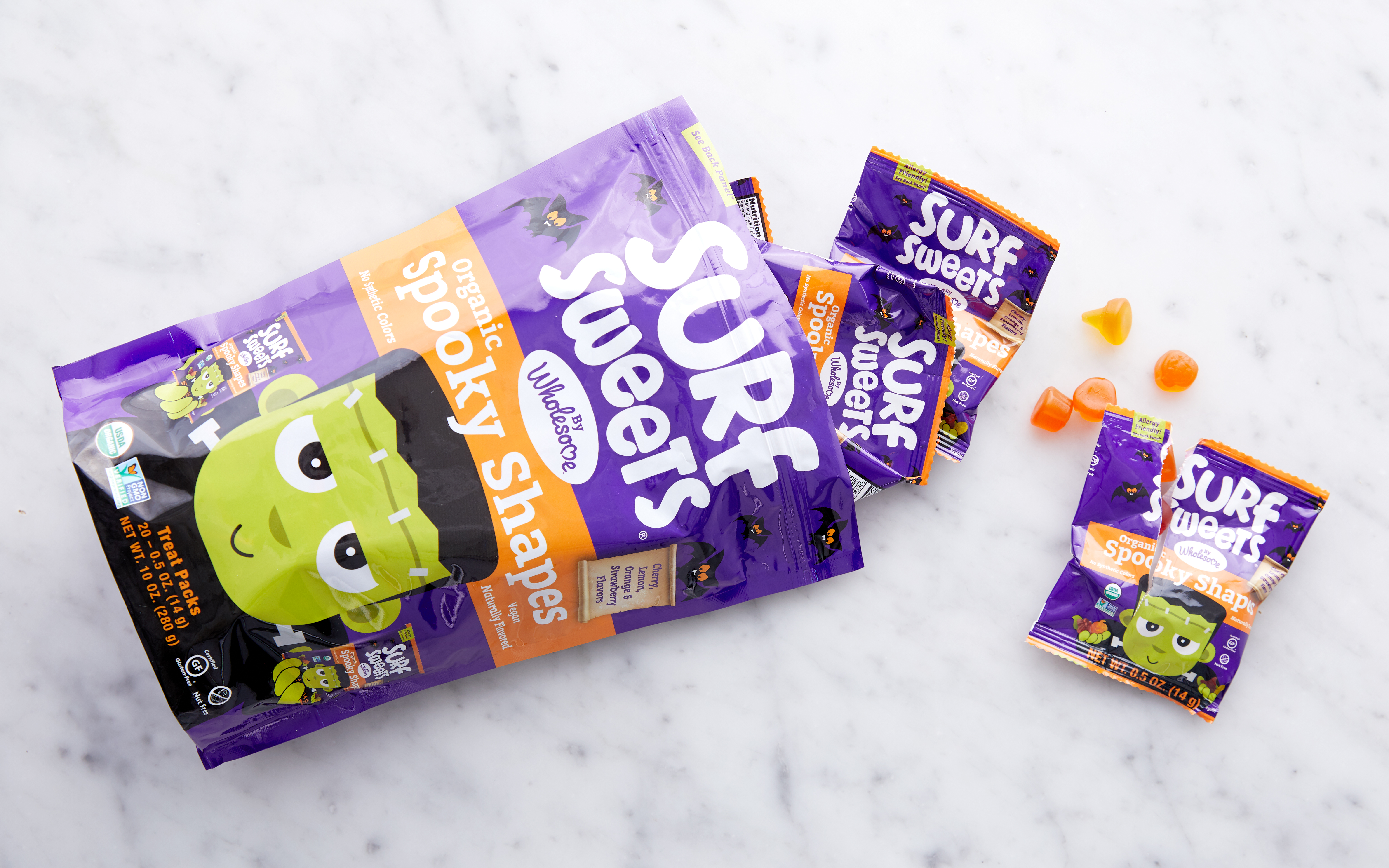 Organic Halloween Spooky Shapes | 20 count | Surf Sweets | Good Eggs