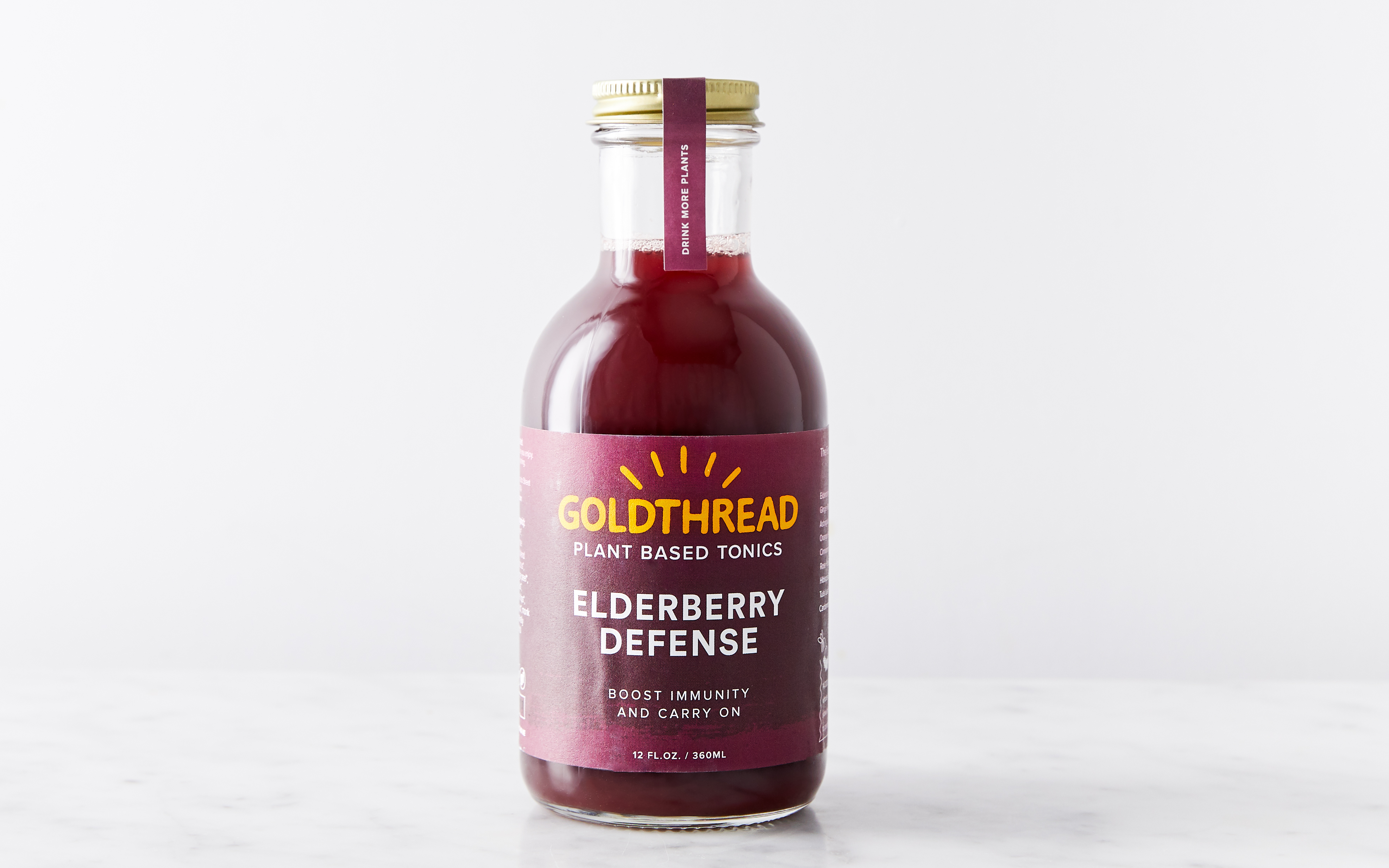 Elderberry Defense Plant-Based Tonic | 12 fl oz | Goldthread | Good Eggs