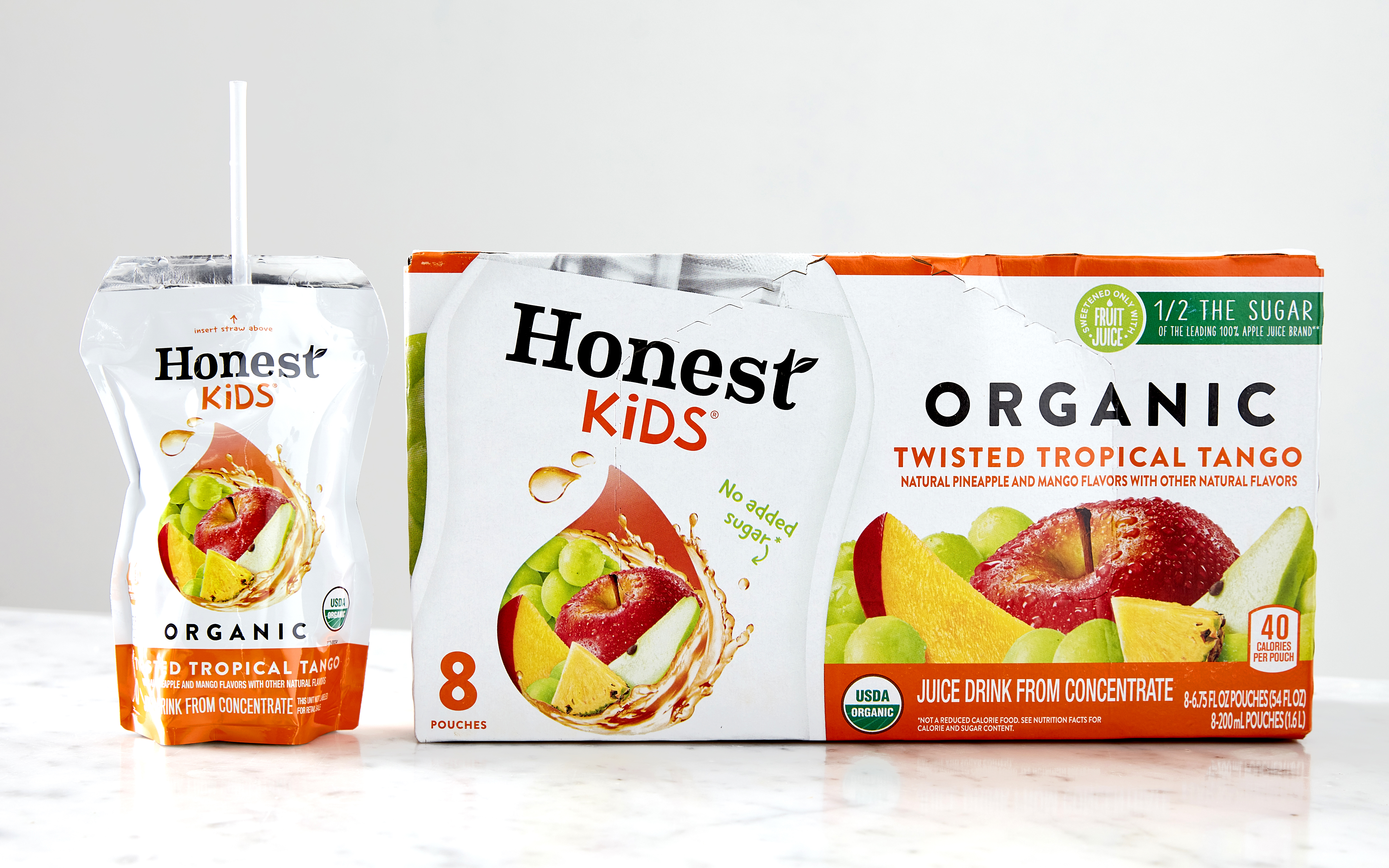 Twisted Tropical Tango Organic Juice | 8 count | Honest Kids | Good Eggs