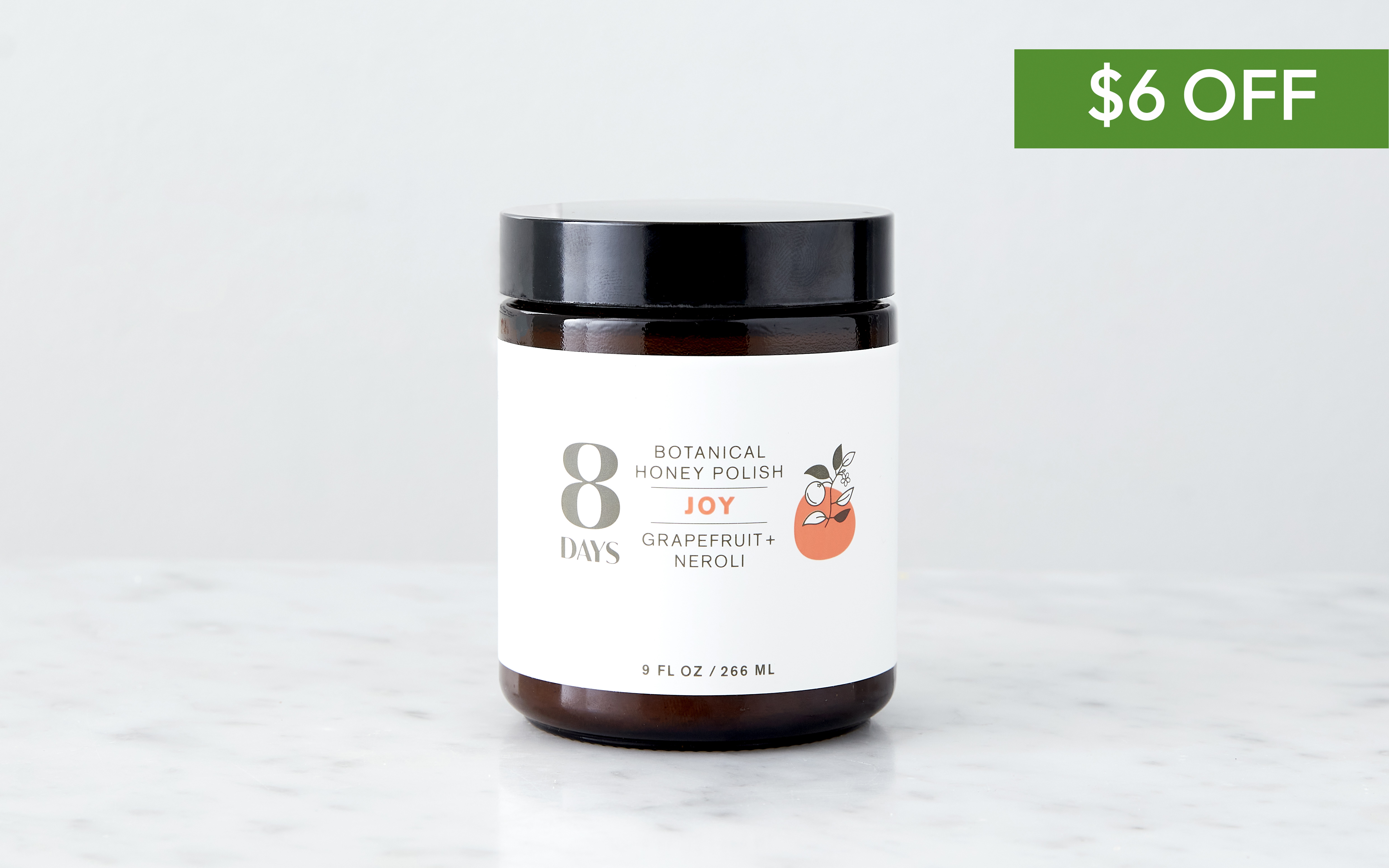 Joy Honey Polish in Grapefruit + Neroli | 9 oz | 8 Days Botanicals ...