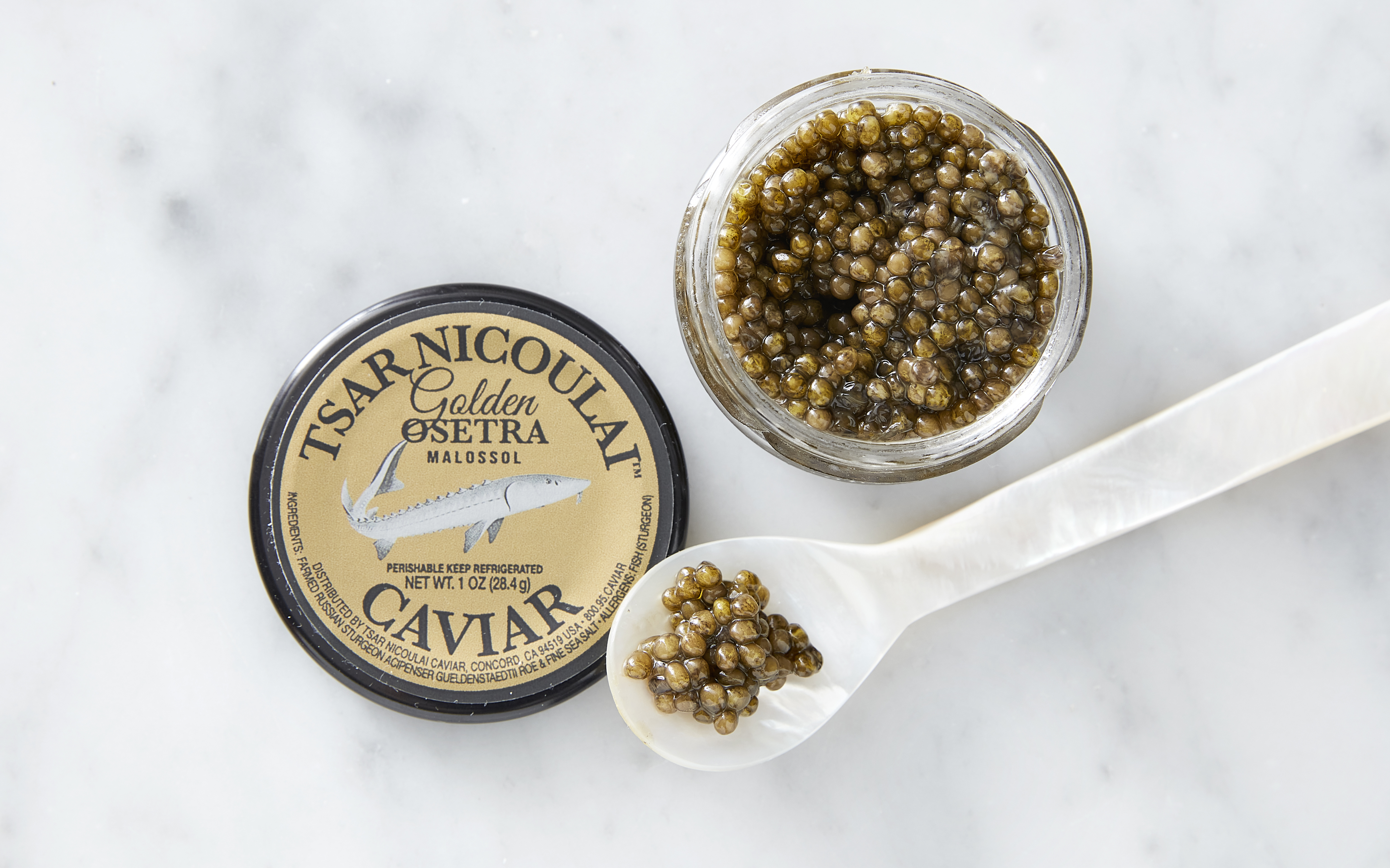 Golden Osetra Caviar | 1 oz | Tsar Nicoulai | Good Eggs