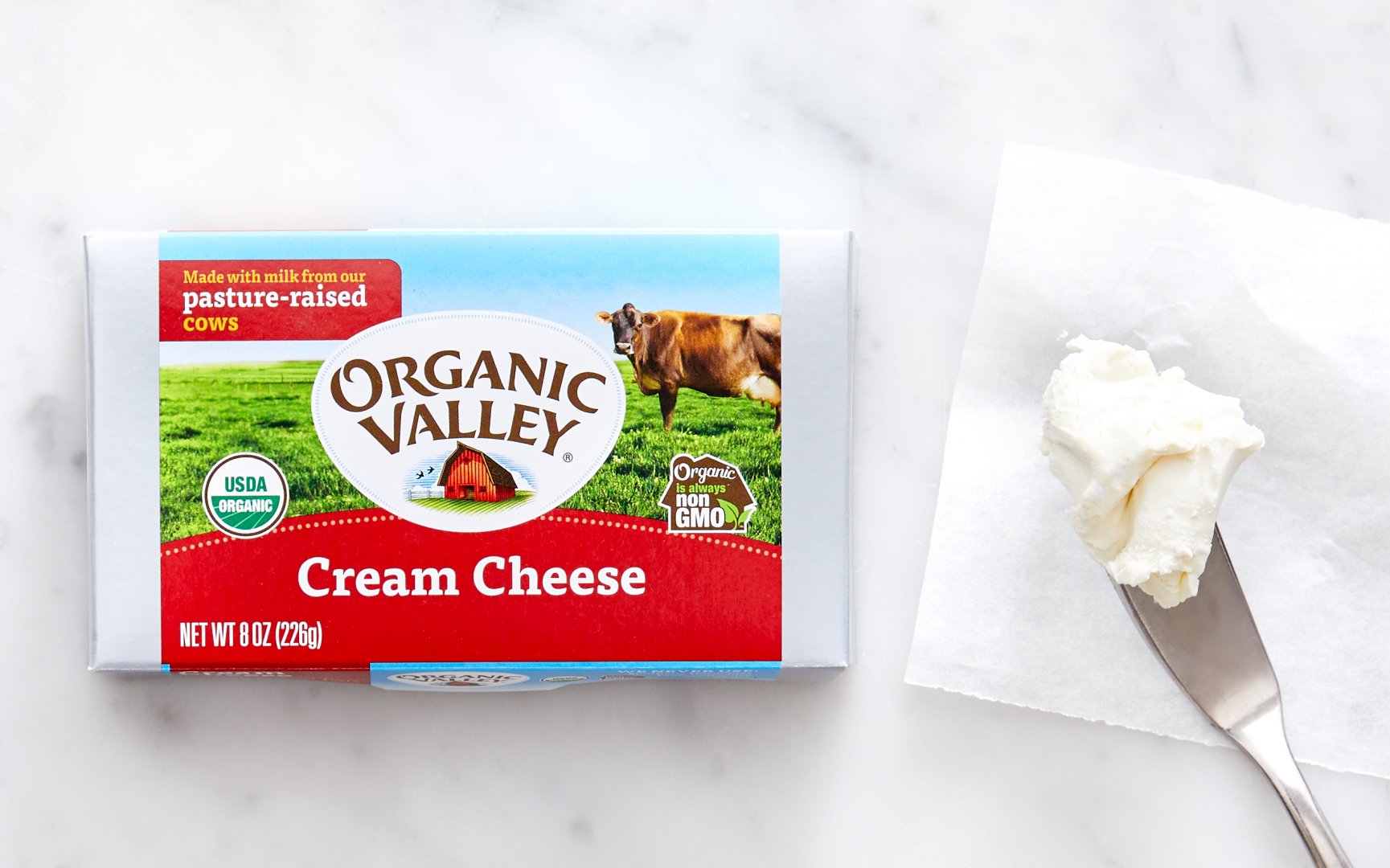 Organic Cream Cheese | 8 oz | Organic Valley | Good Eggs