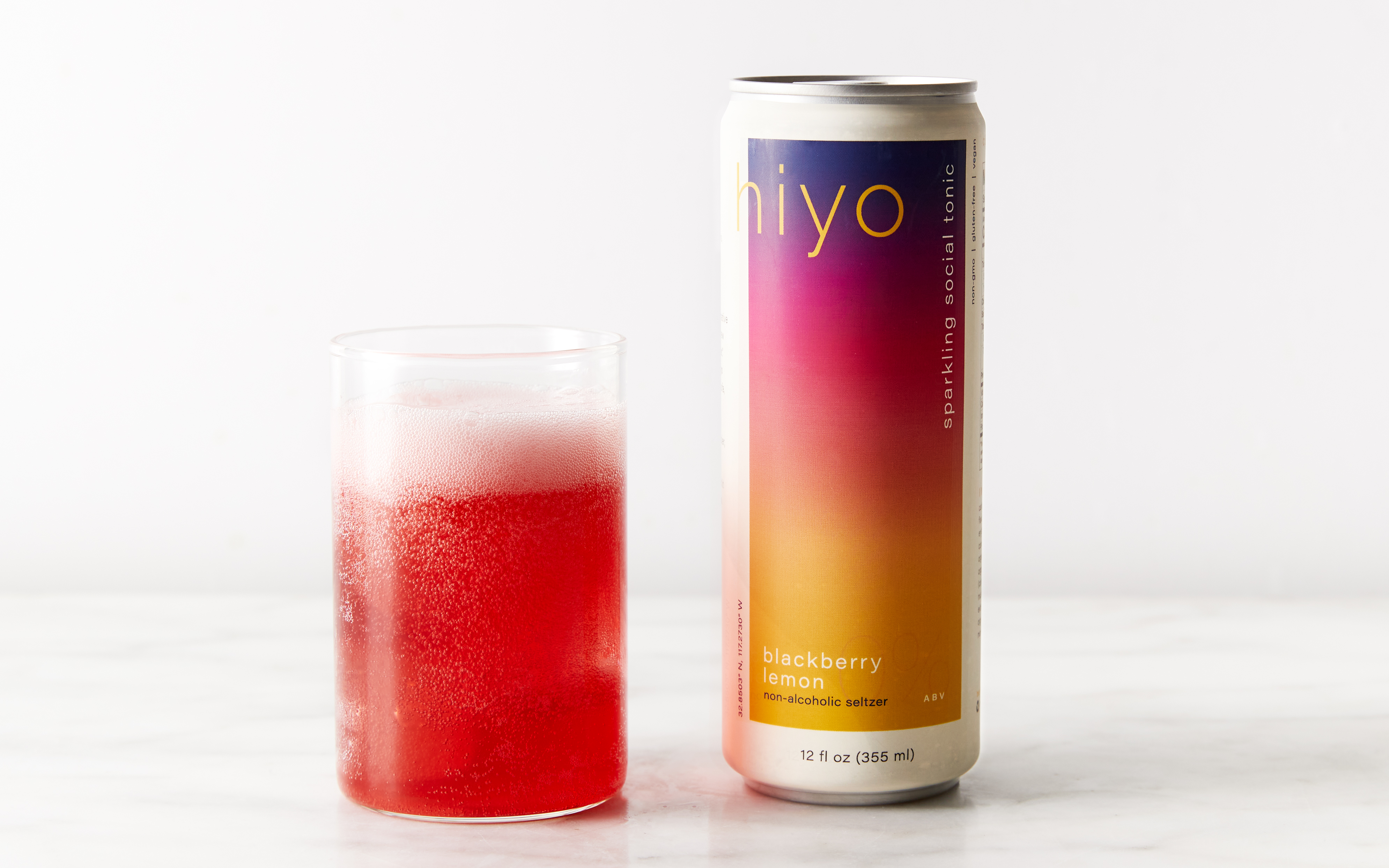 Blackberry Lemon Sparkling Tonic | 12 fl oz | hiyo | Good Eggs
