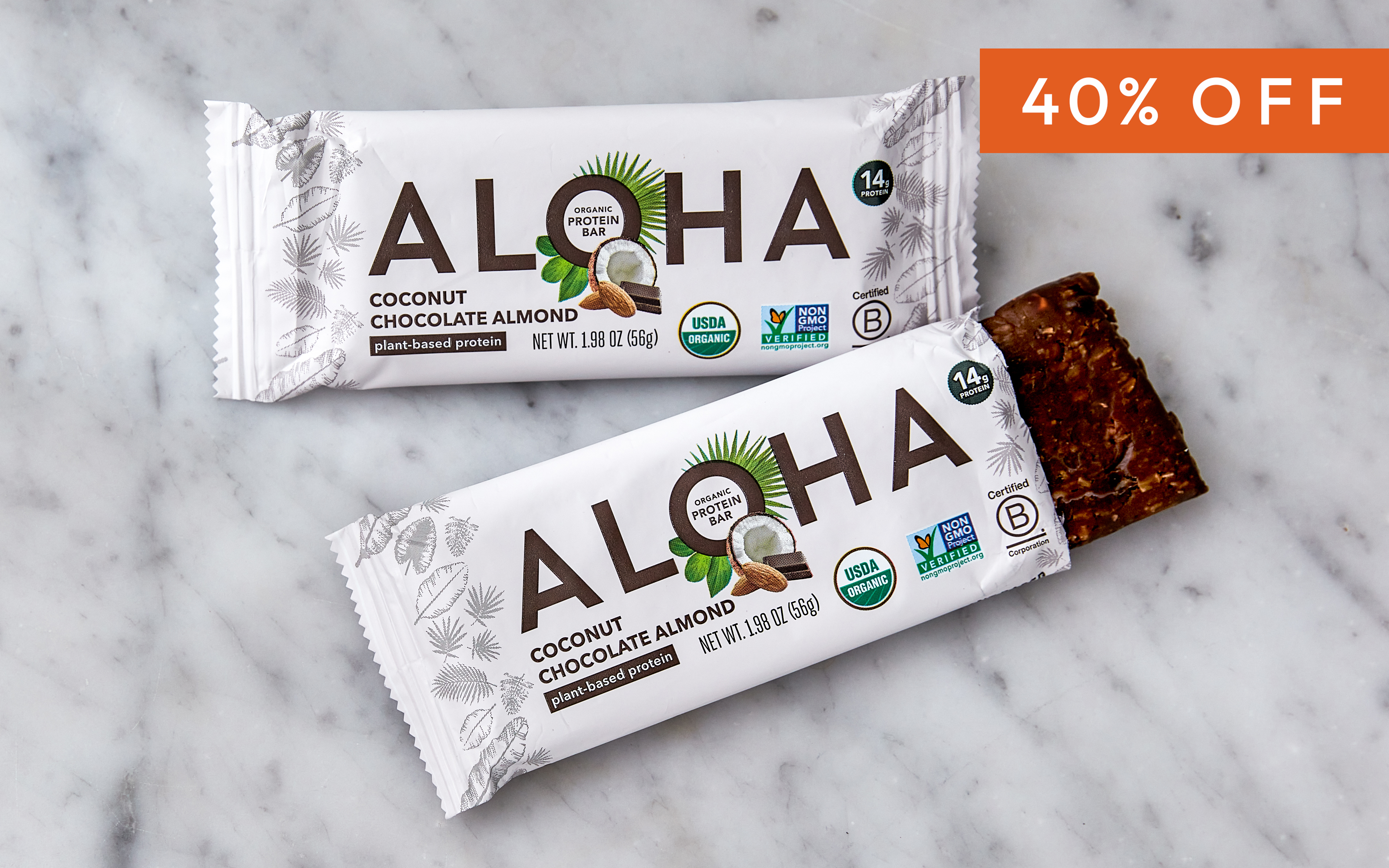Coconut Chocolate Almond Protein Bar | 1 count | Aloha | Good Eggs