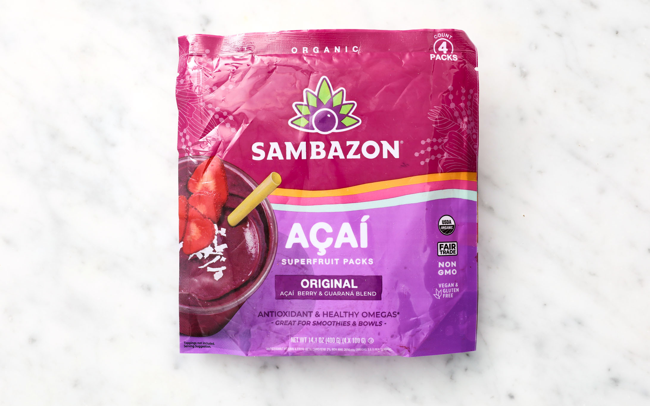 Original Acai Smoothie Pack | 14 oz | Sambazon | Good Eggs