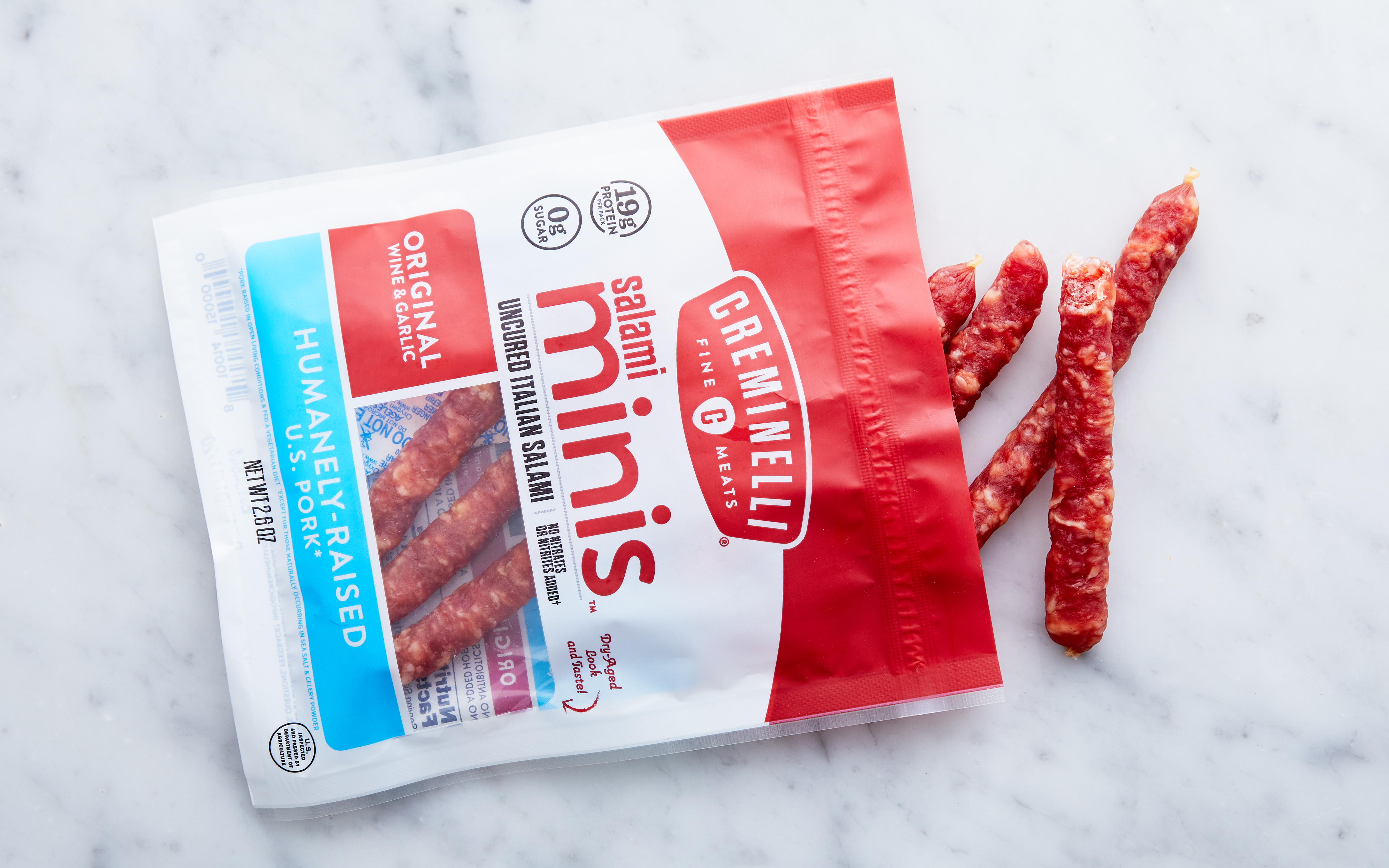 Original Salami Minis | 2.6 oz | Creminelli Fine Meats | Good Eggs