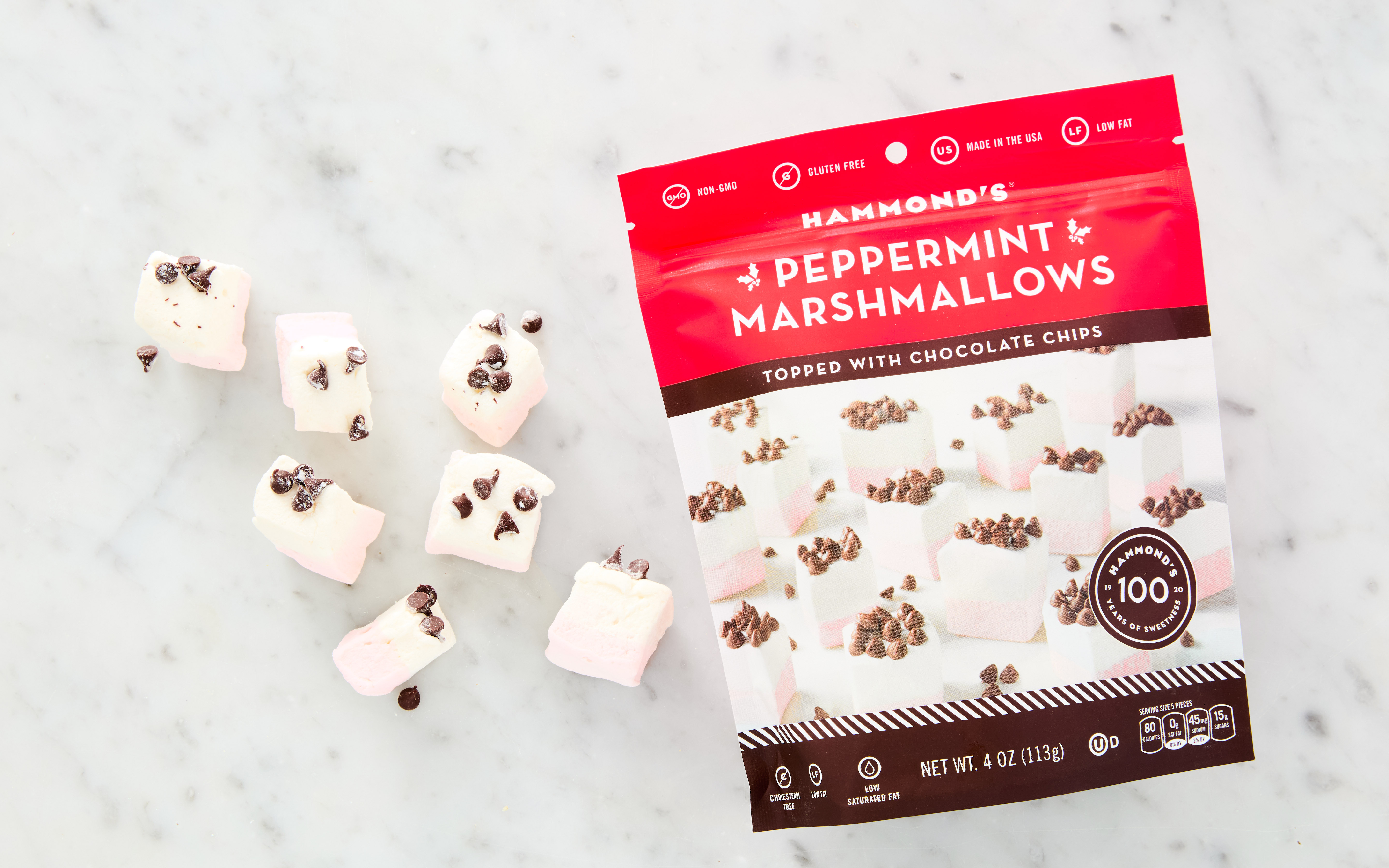 Peppermint Marshmallows | 4 oz | Hammond's | Good Eggs
