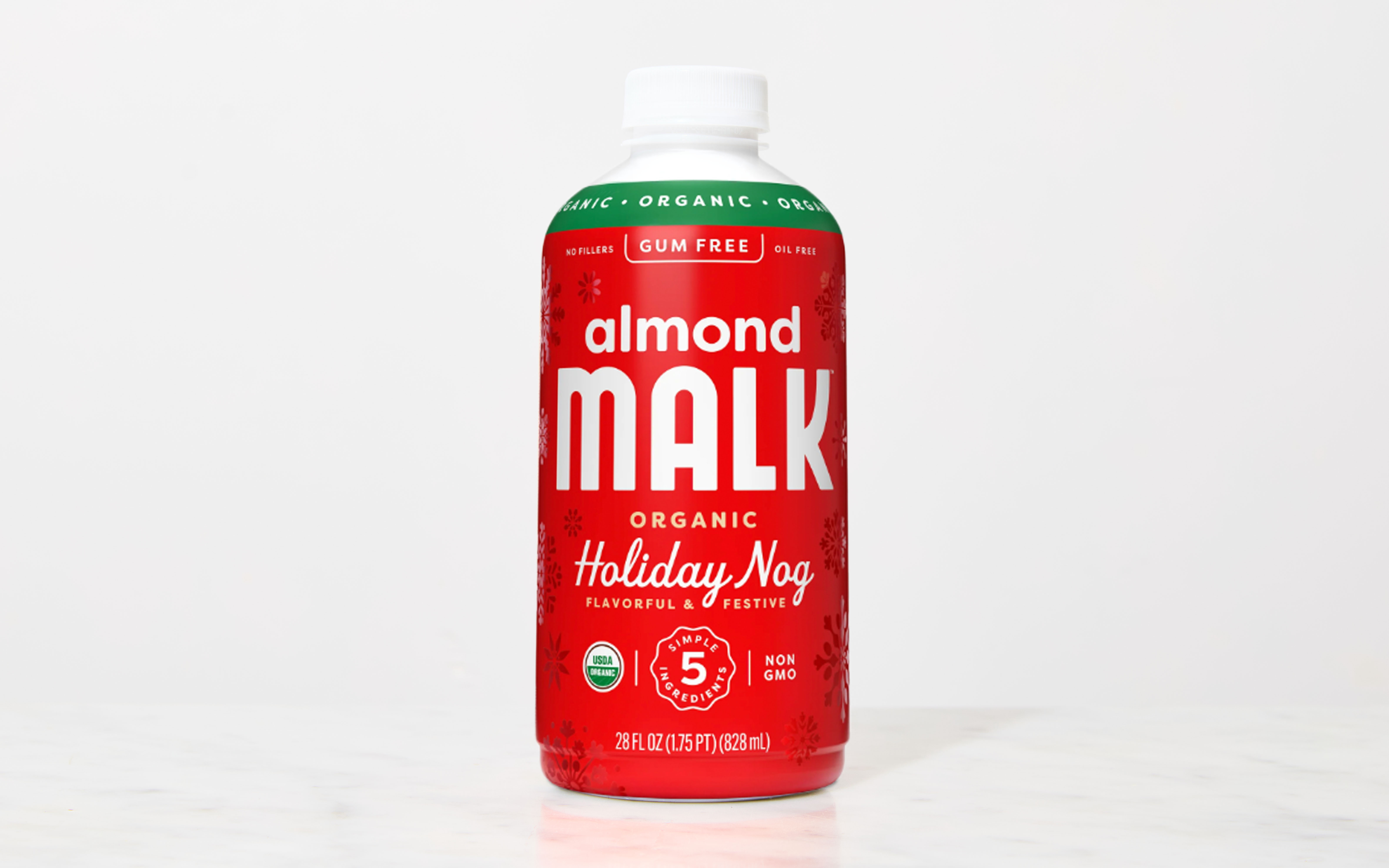 Organic Almond Holiday Nog | 28 fl oz | Malk Organics | Good Eggs