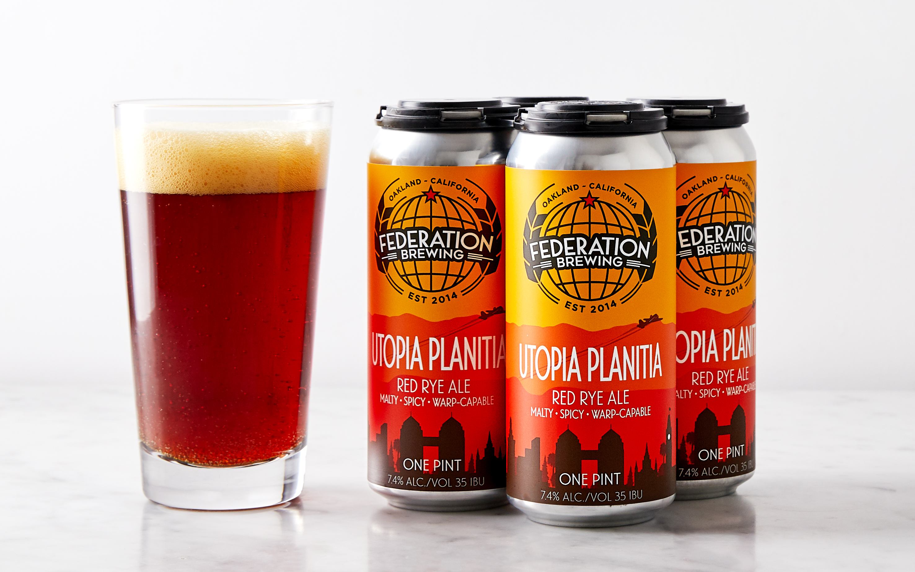 Utopia Planitia Red Rye Ale - Federation Brewing | Good Eggs