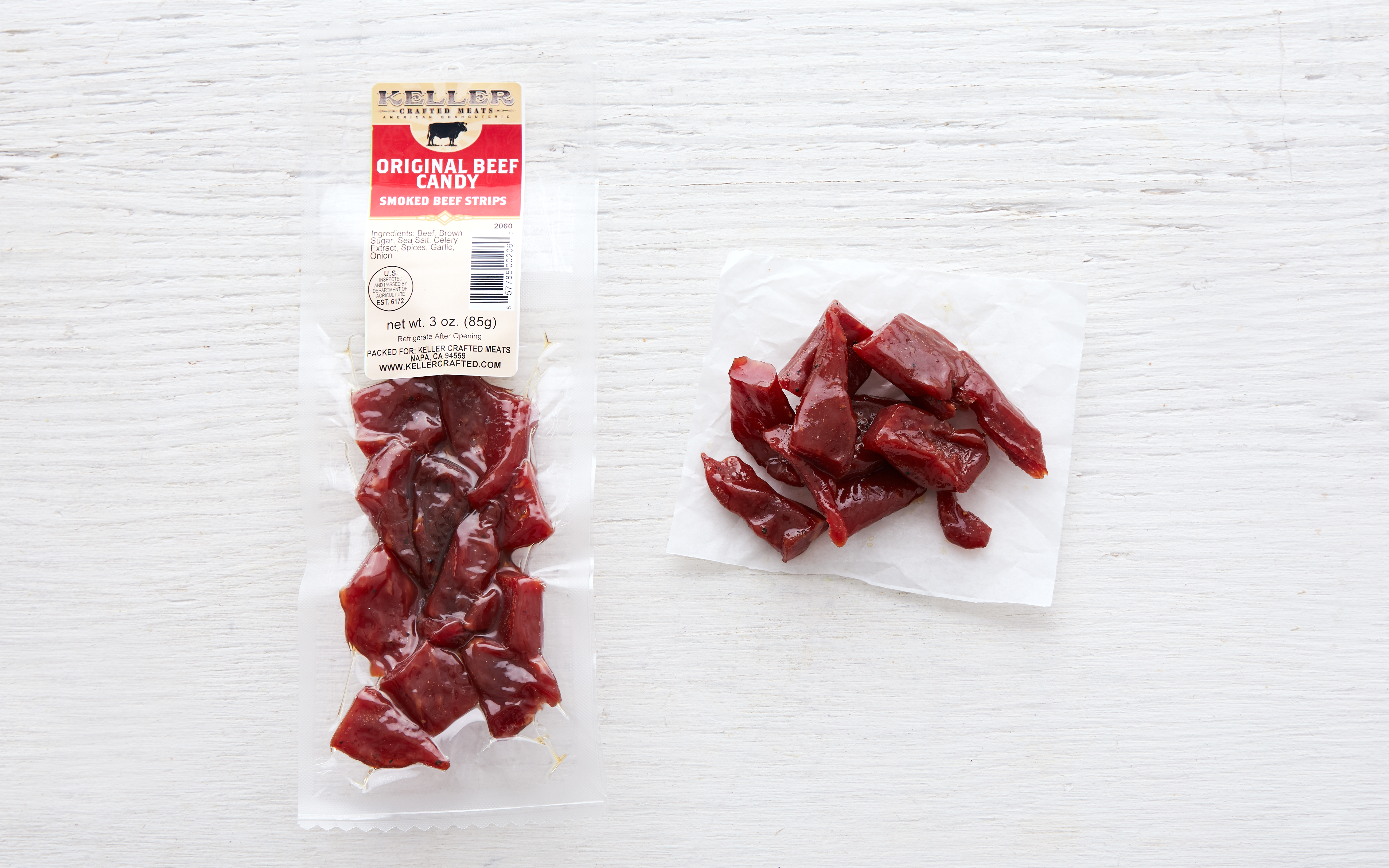 Grass-Fed Original Beef Candy | 3 oz | Keller Crafted Meats | Good Eggs