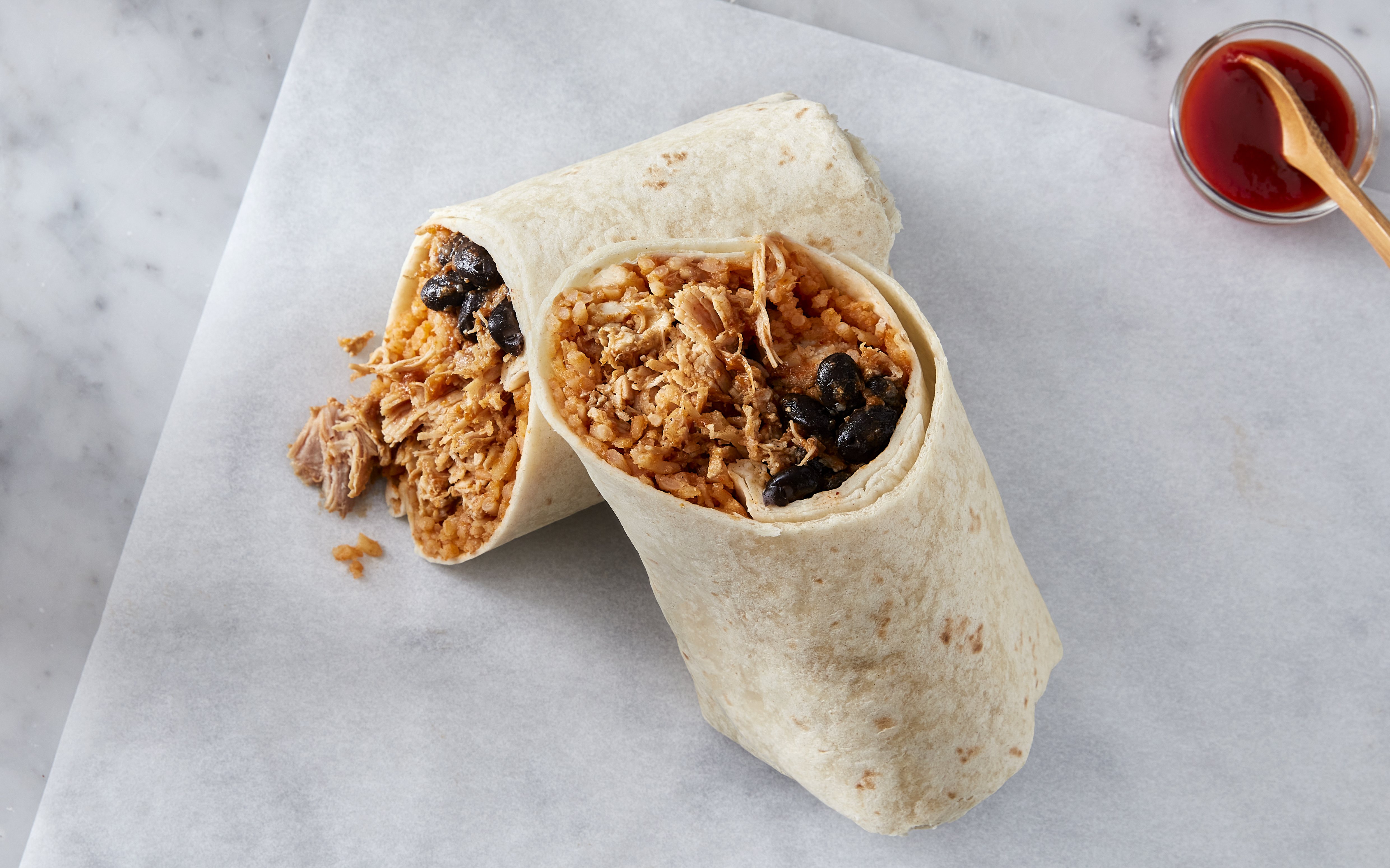 Chicano Chicken Burrito | 20 oz | Papalote Mexican Grill | Good Eggs