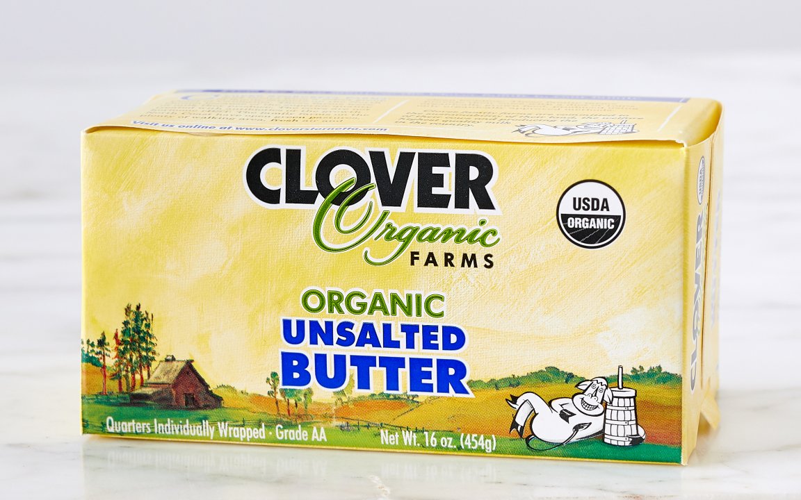 Organic Unsalted Butter | 16 oz | Clover Sonoma | Good Eggs