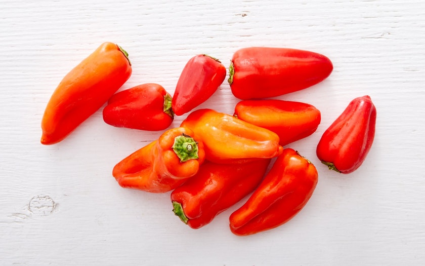 Organic Orange Gypsy Peppers | 1 lb | Terra Firma Farm | Good Eggs