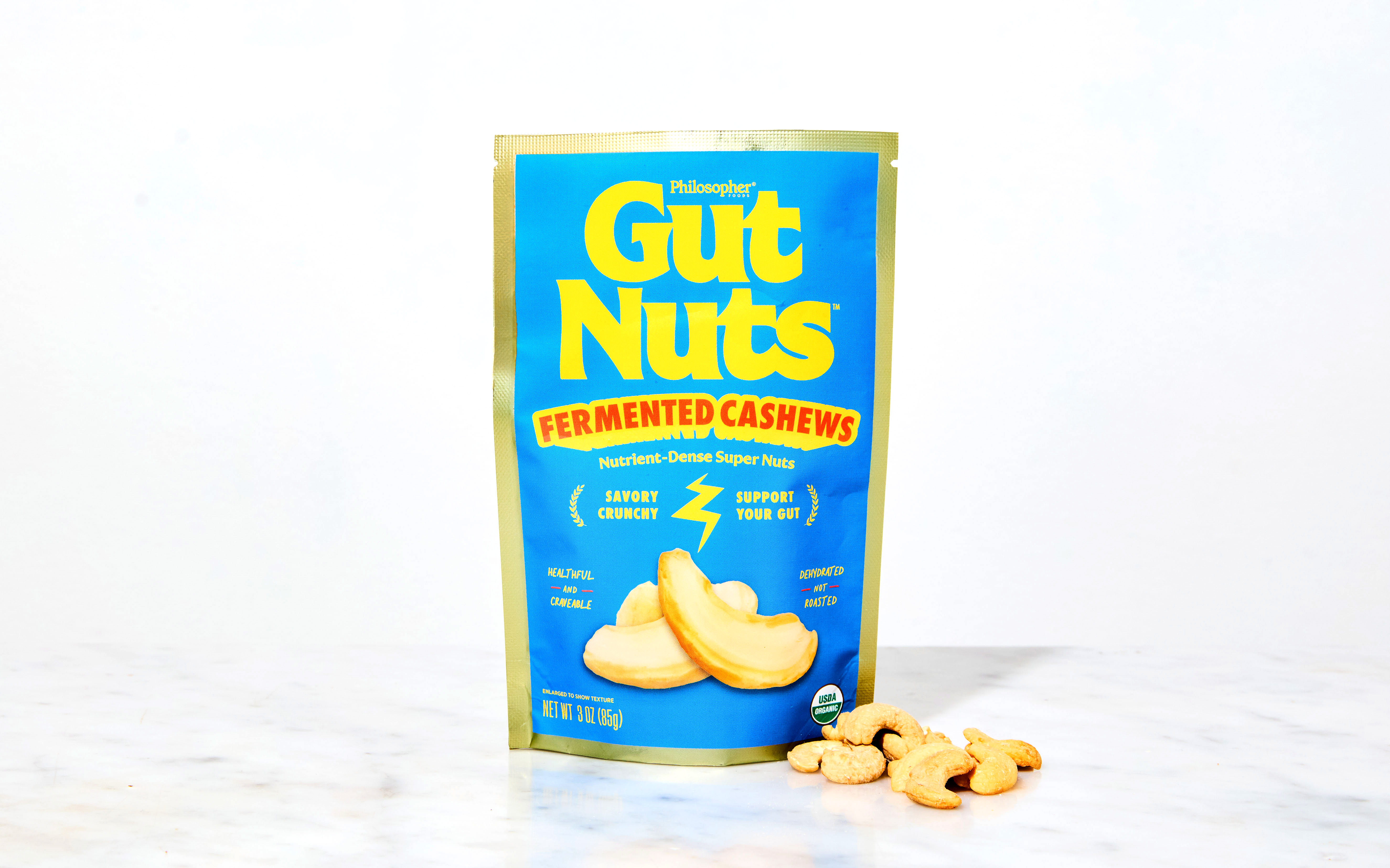 Gut Nuts Fermented Cashews | 3 oz | Philosopher Foods | Good Eggs