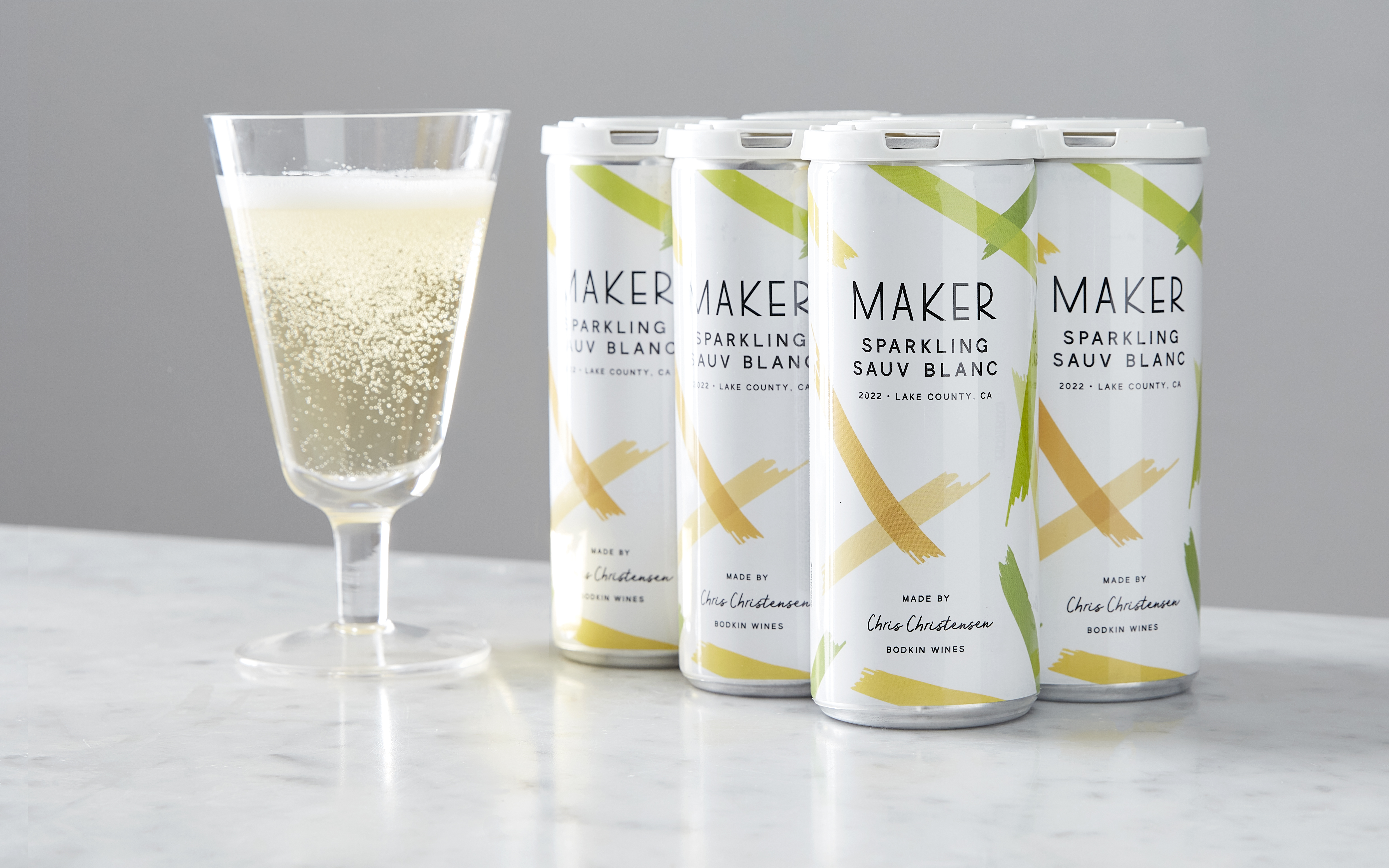 2022 Sparkling Sauvignon Blanc | 6 count | Maker Wine | Good Eggs