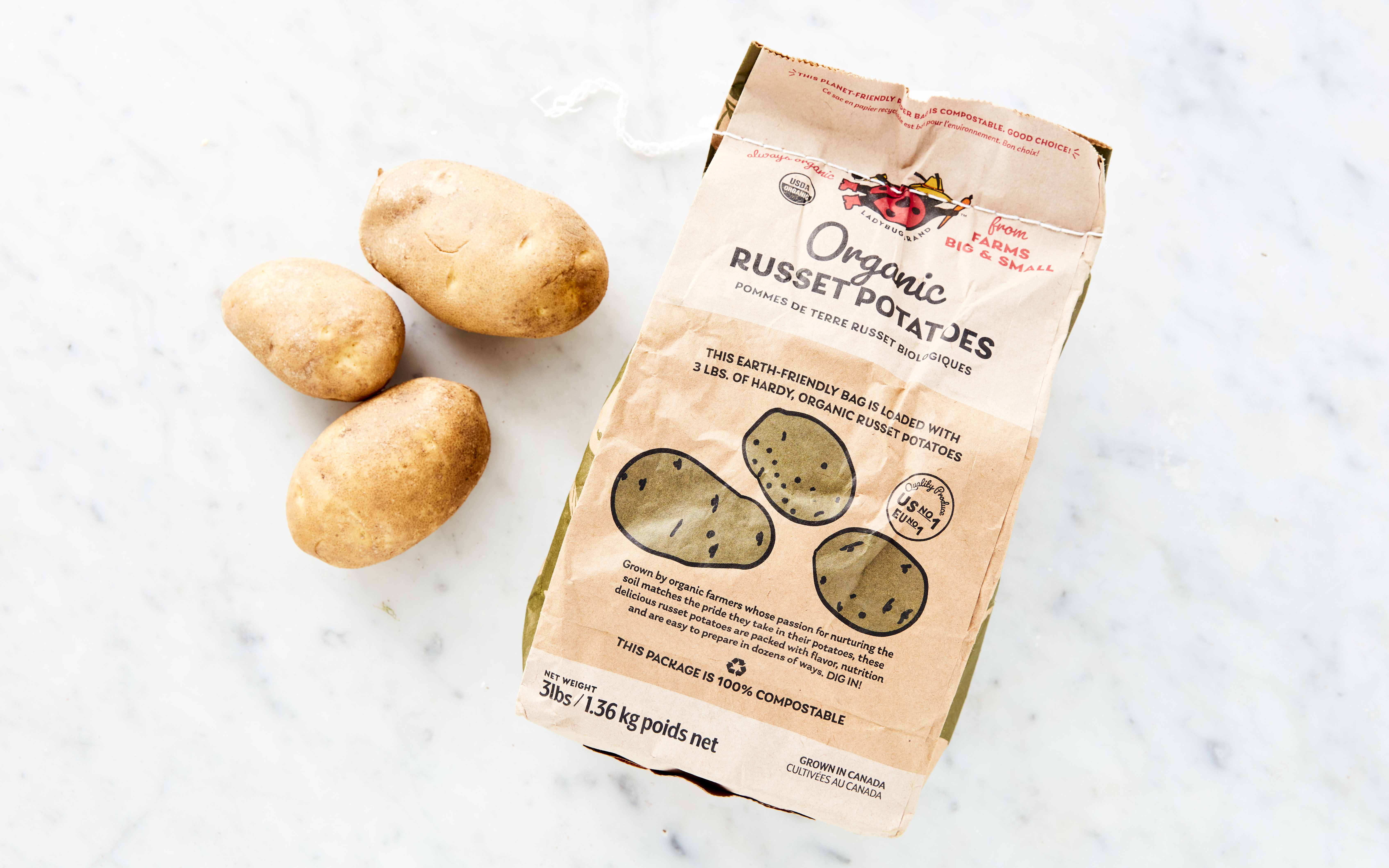 Bulk Organic Russet Potatoes | 3 lb | From Our Farmers | Good Eggs