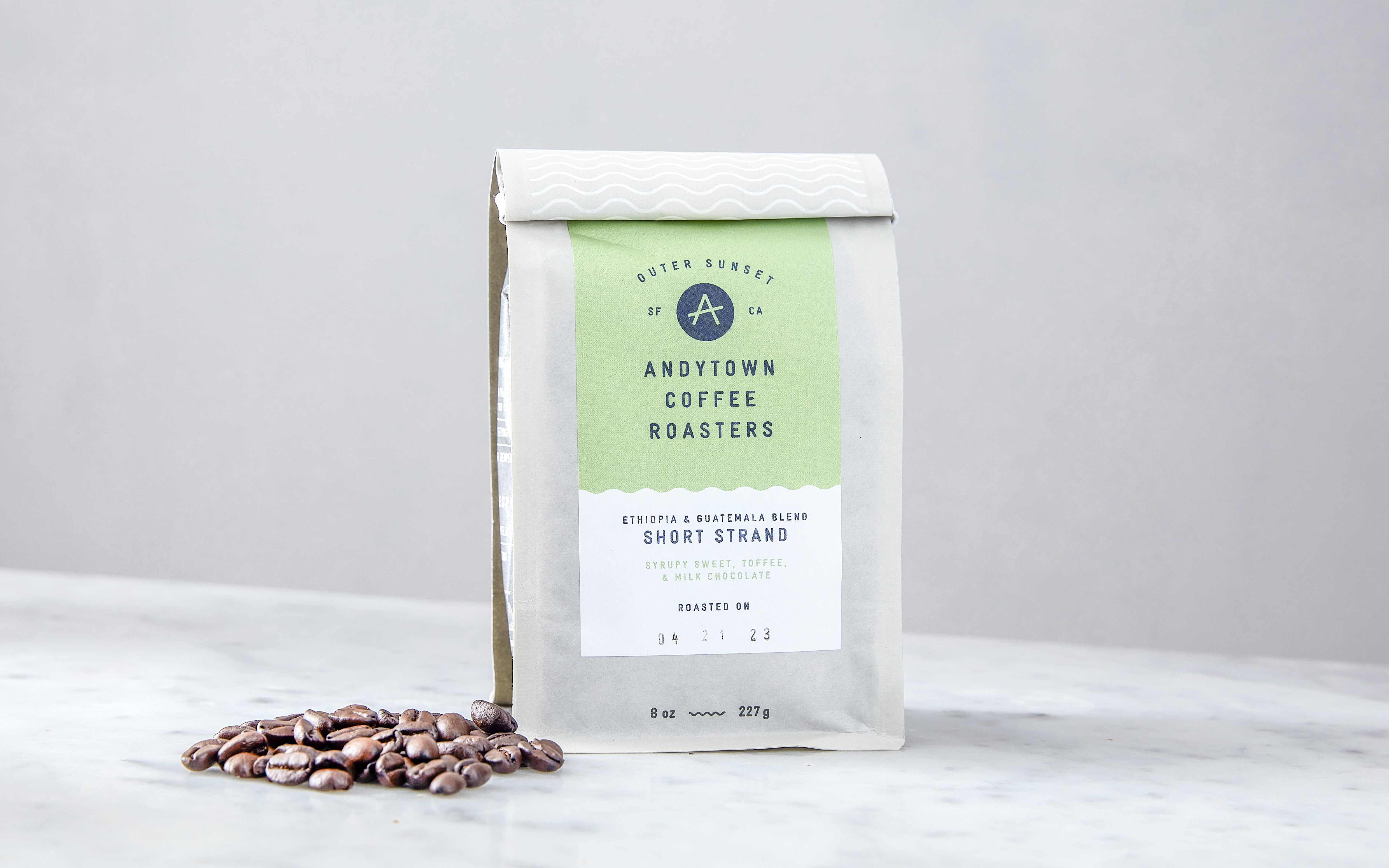 Short Strand Espresso Coffee Beans | 8 oz | Andytown Coffee Roasters ...
