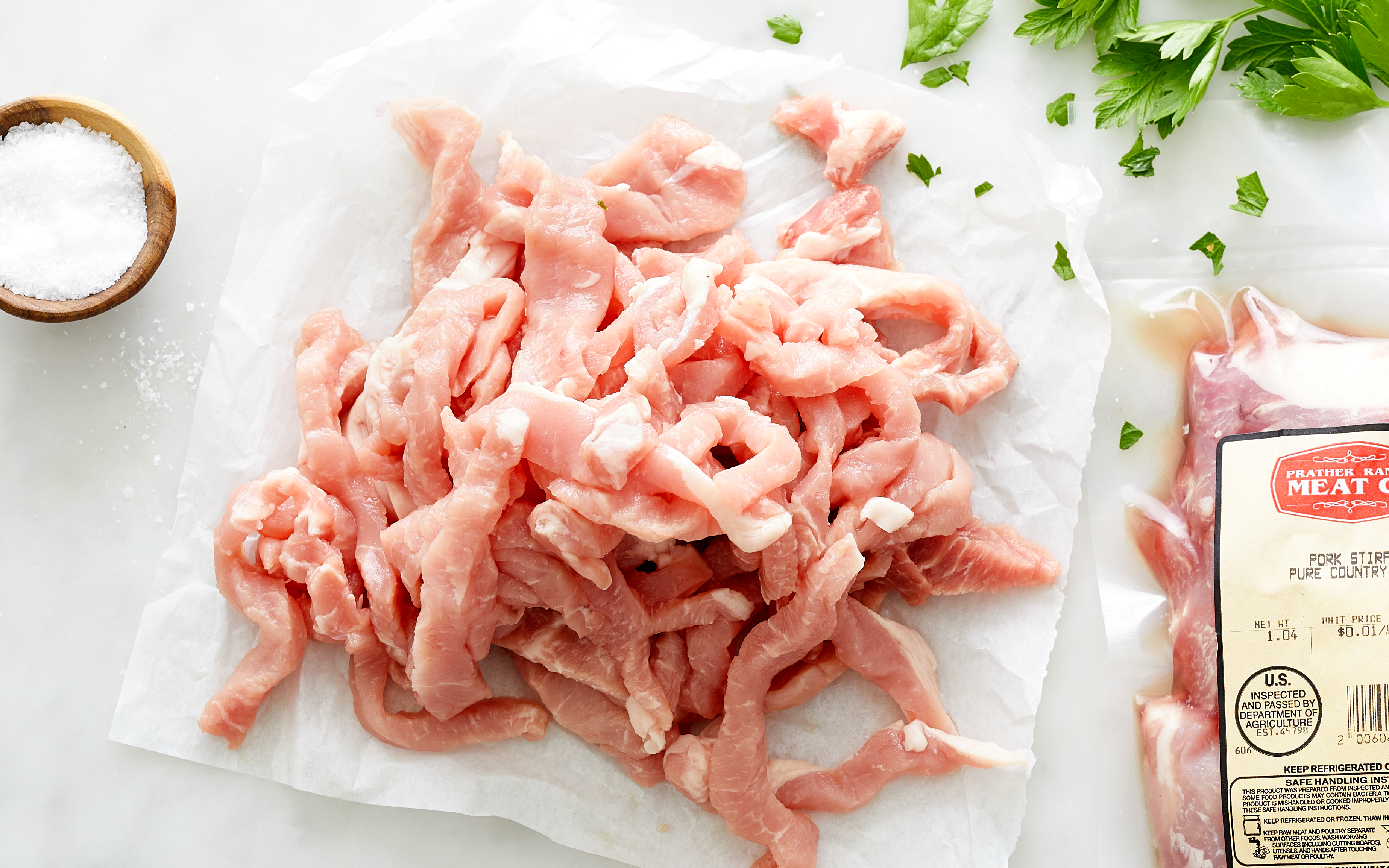 Pork Stir-Fry Meat (Frozen) | 1 lb | Keller Crafted Meats | Good Eggs