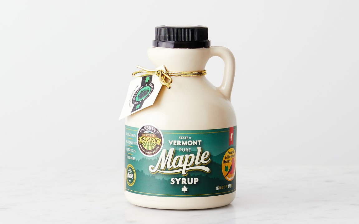 Grade A Amber Rich Organic Maple Syrup | 16 fl oz | Branon Family Maple ...
