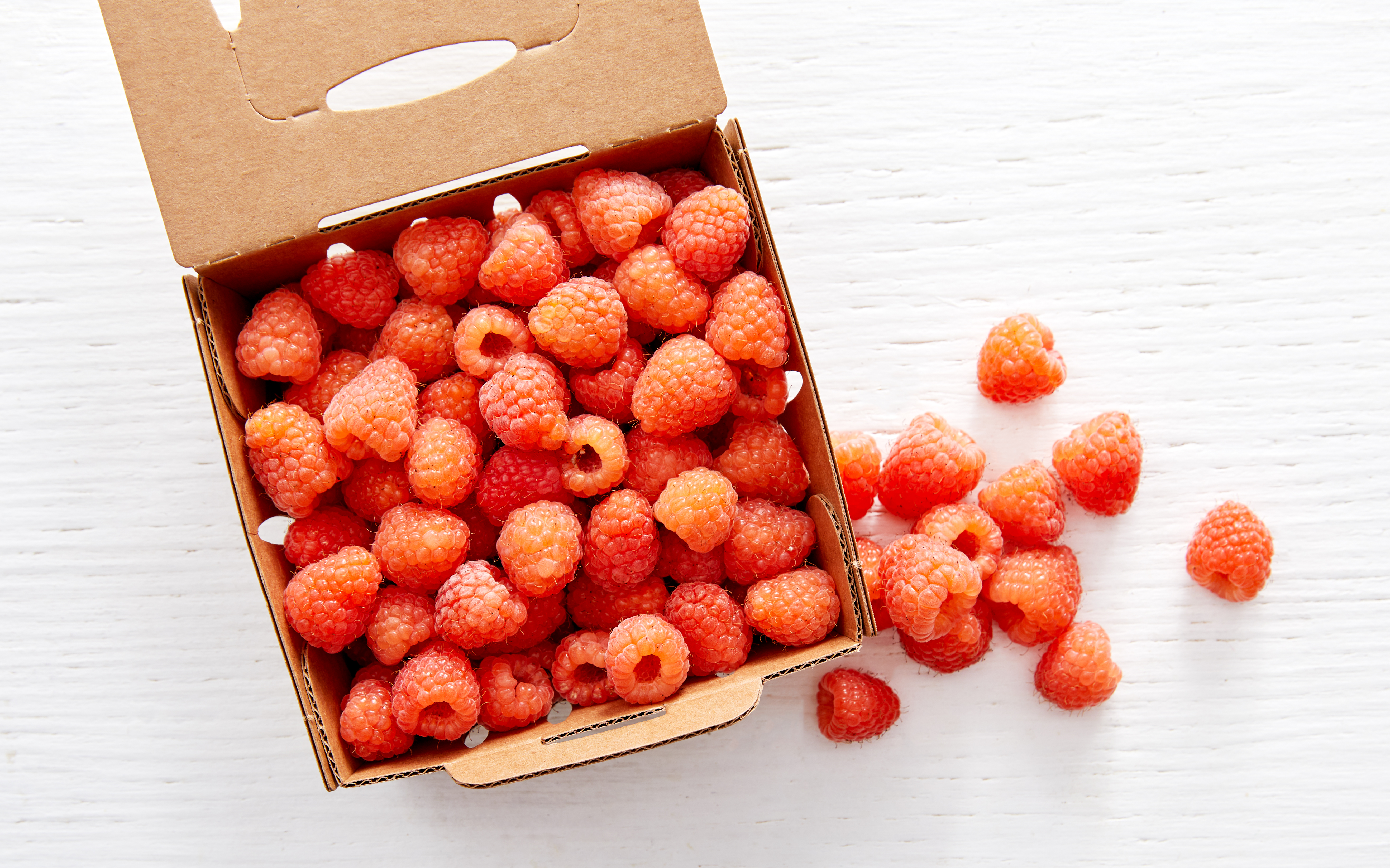 Organic Double Gold Raspberries | 1 half pint | JSM Organic Farms ...