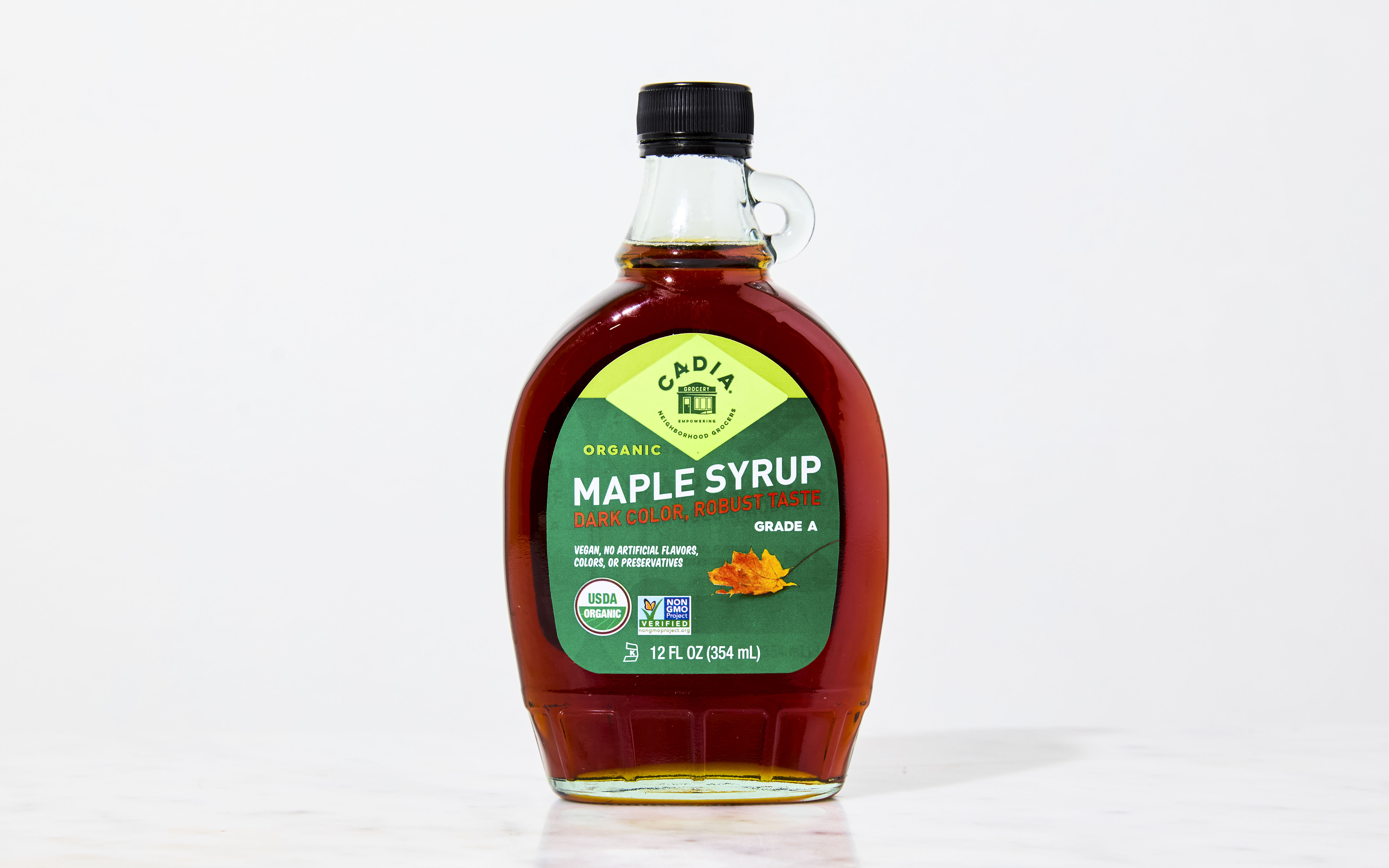 Organic Grade A Dark Maple Syrup | 12 oz | Cadia | Good Eggs
