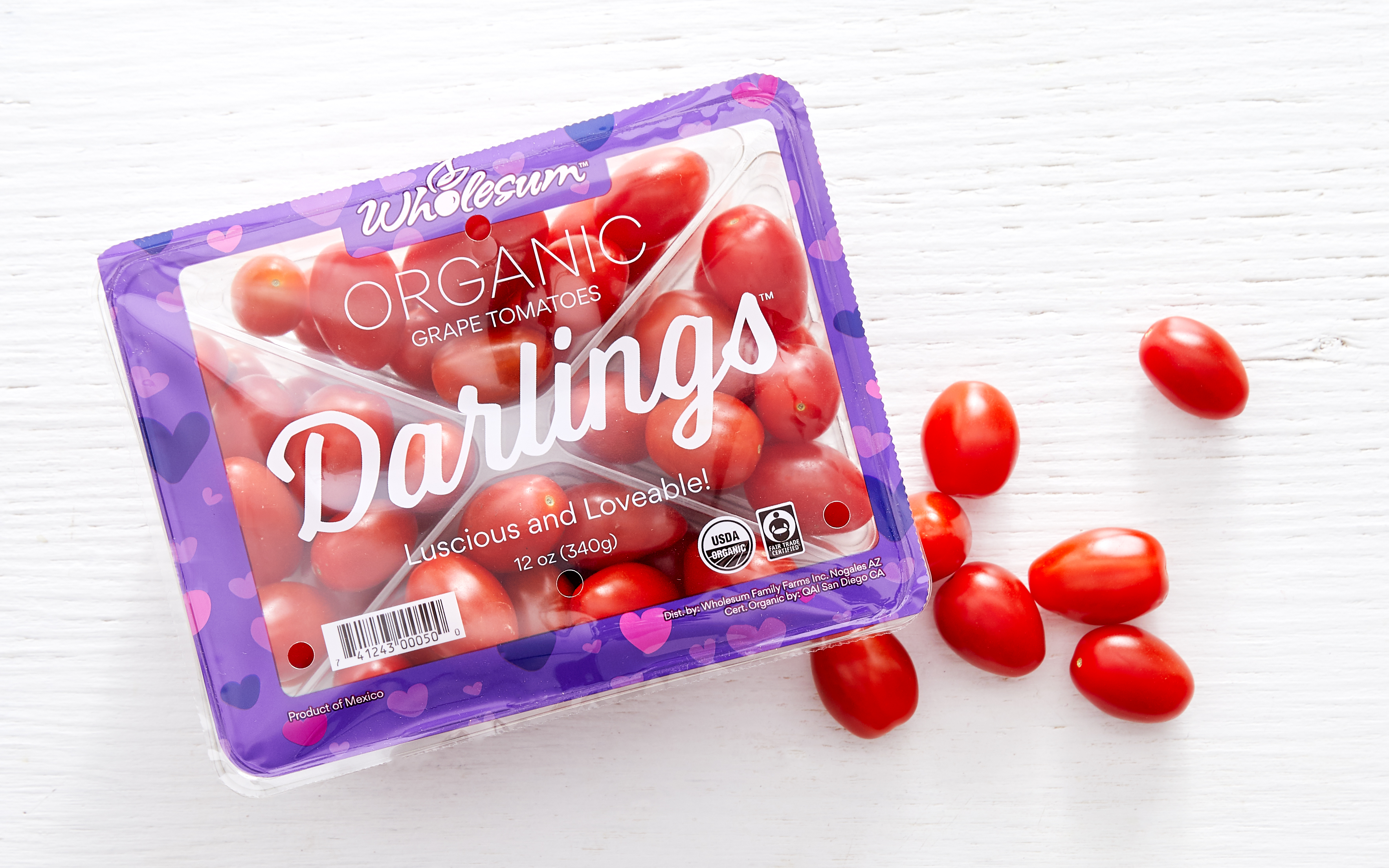Organic & Fair Trade Darling Grape Tomatoes (Mexico) | 1 pint ...