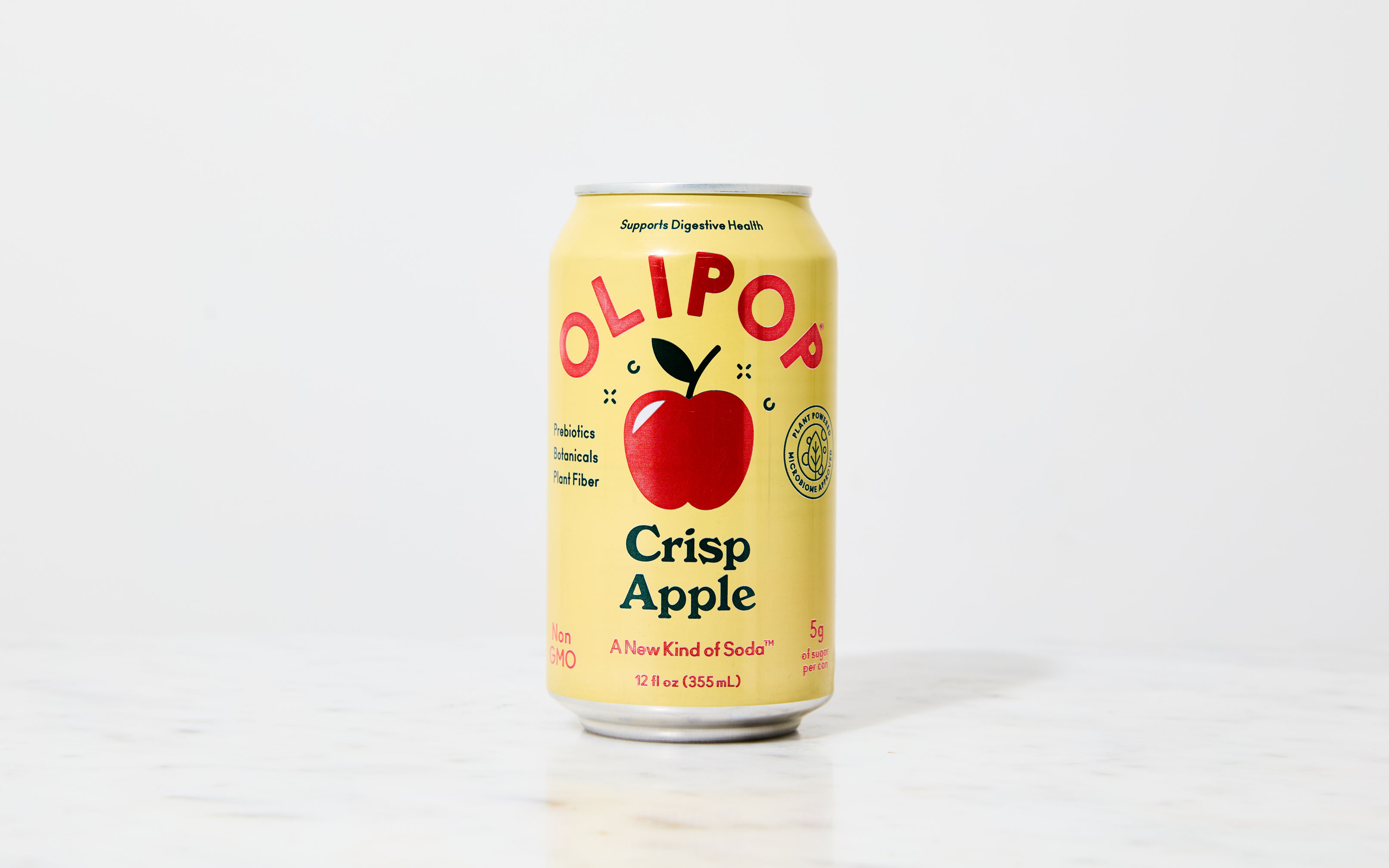 Crisp Apple Prebiotic Soda | 12 fl oz | Olipop | Good Eggs